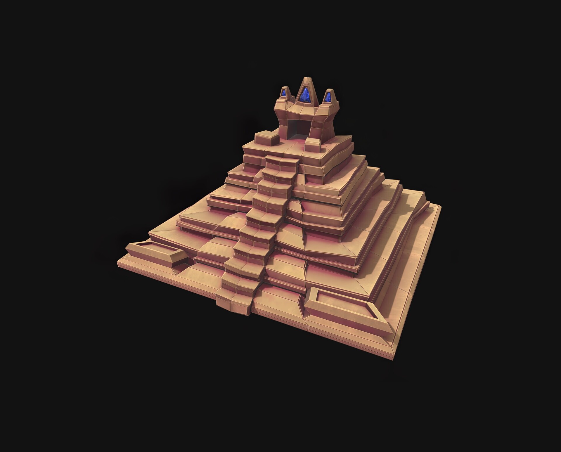 Fabien Polly - Stylized Low Poly Pyramid