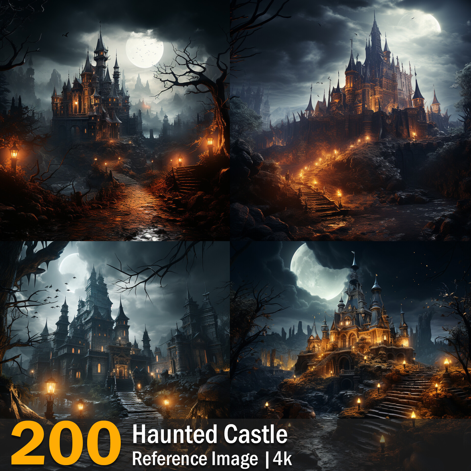 ArtStation - Haunted Castle | Reference Images | 4K