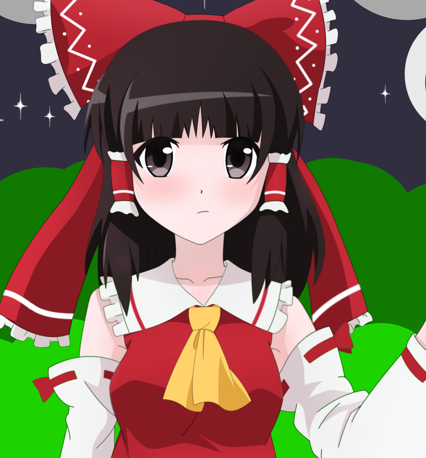 ArtStation - Hakurei Reimu from Touhou game