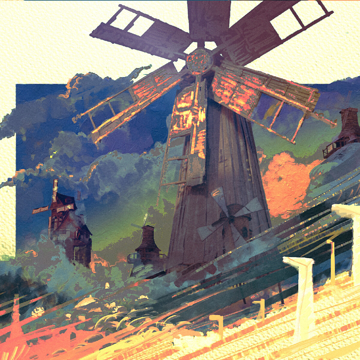 ArtStation - Wind village