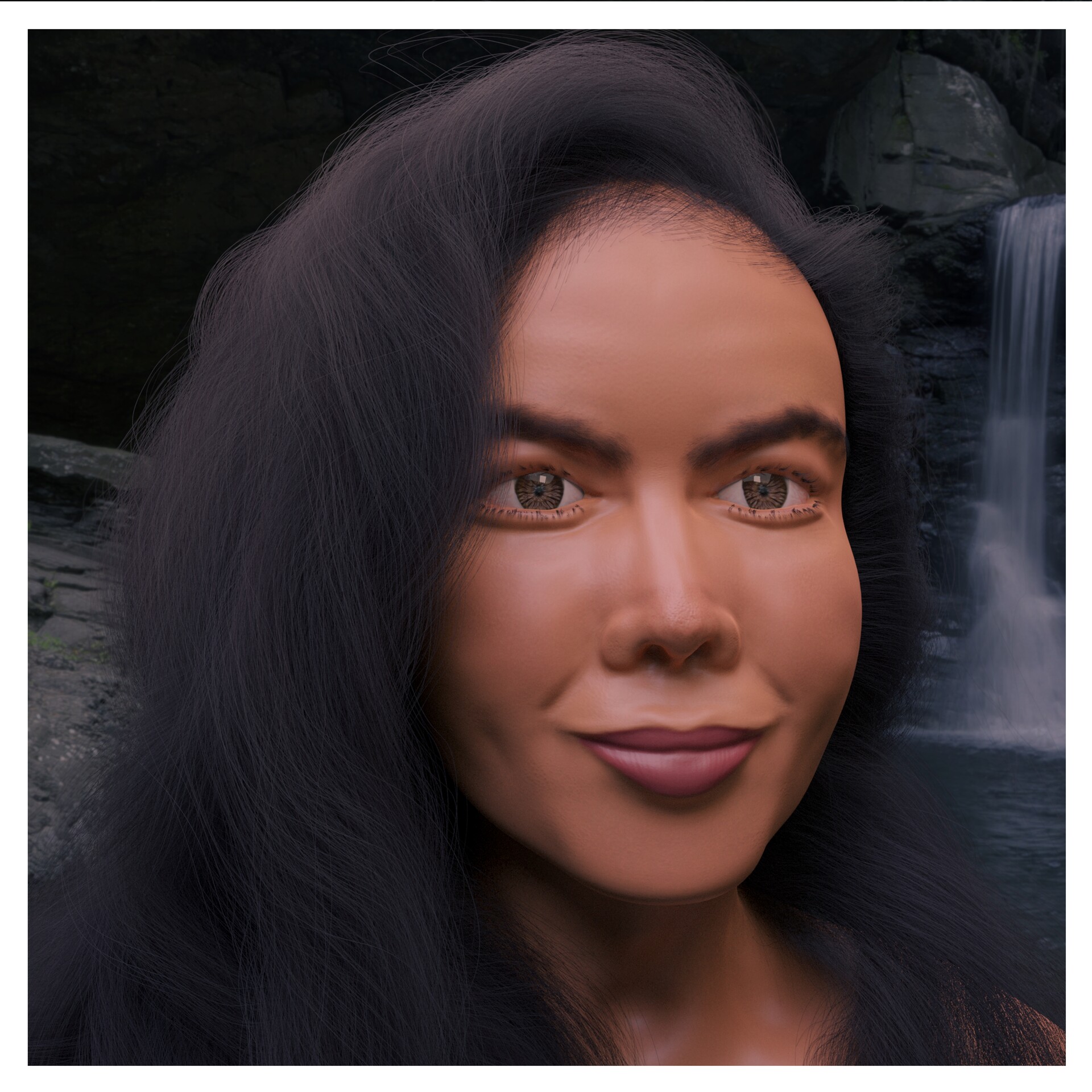 ArtStation - Human Face 3D Model