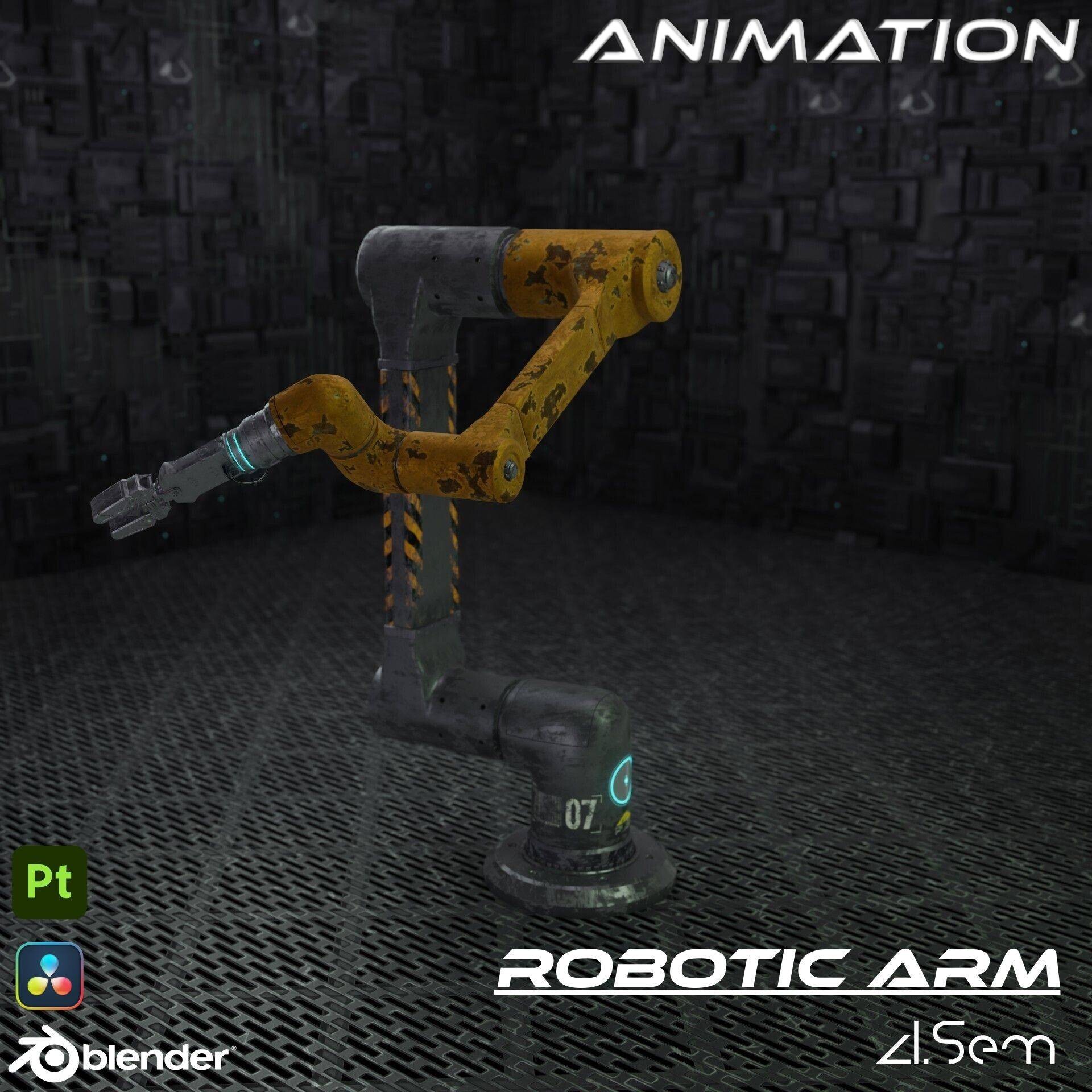 ArtStation - Robotic Arm
