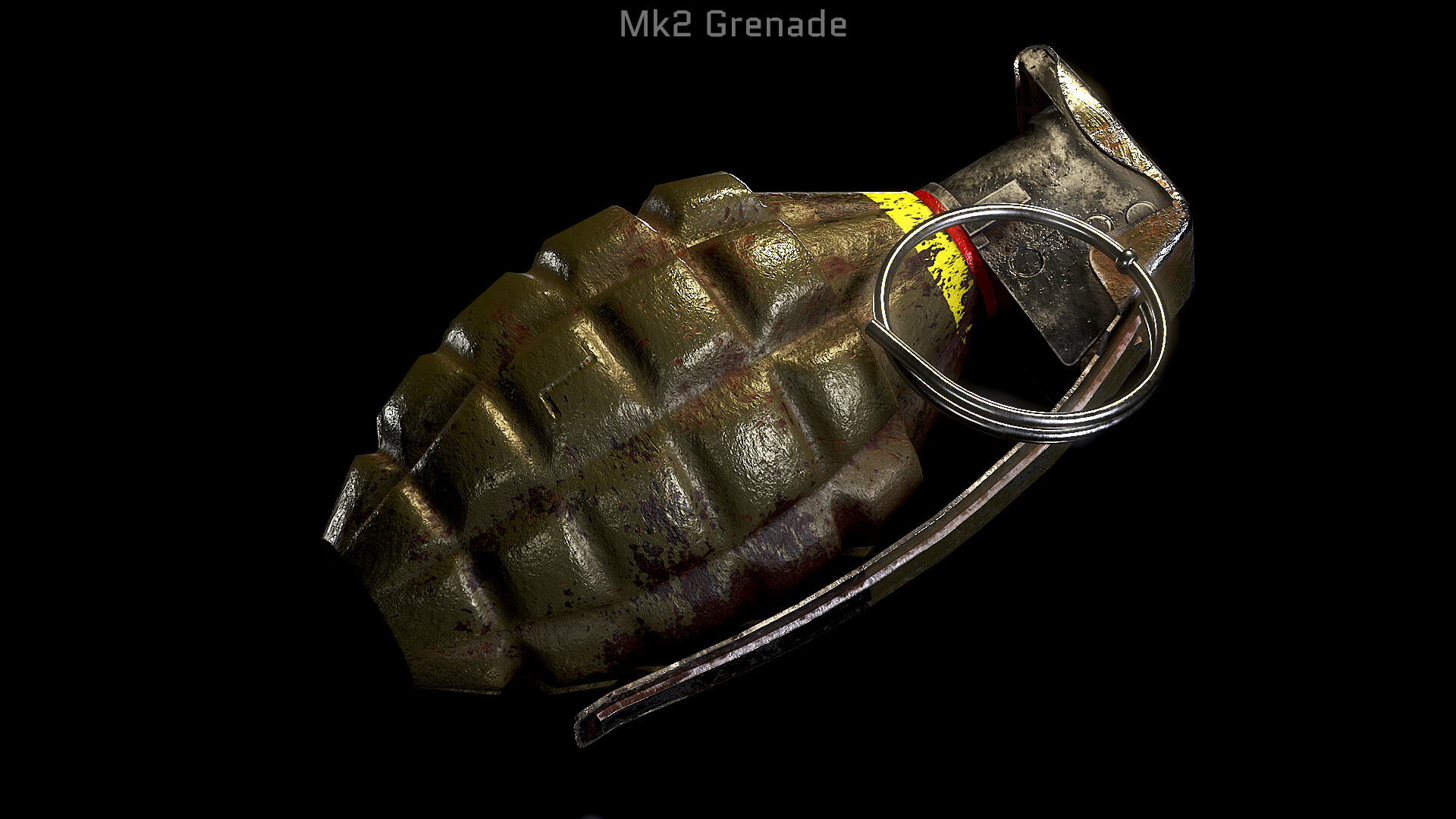 ArtStation - Mk2 grenade. Game Ready