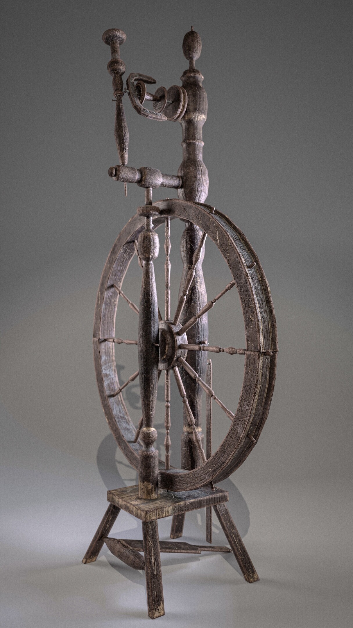 ArtStation - Spinning wheel