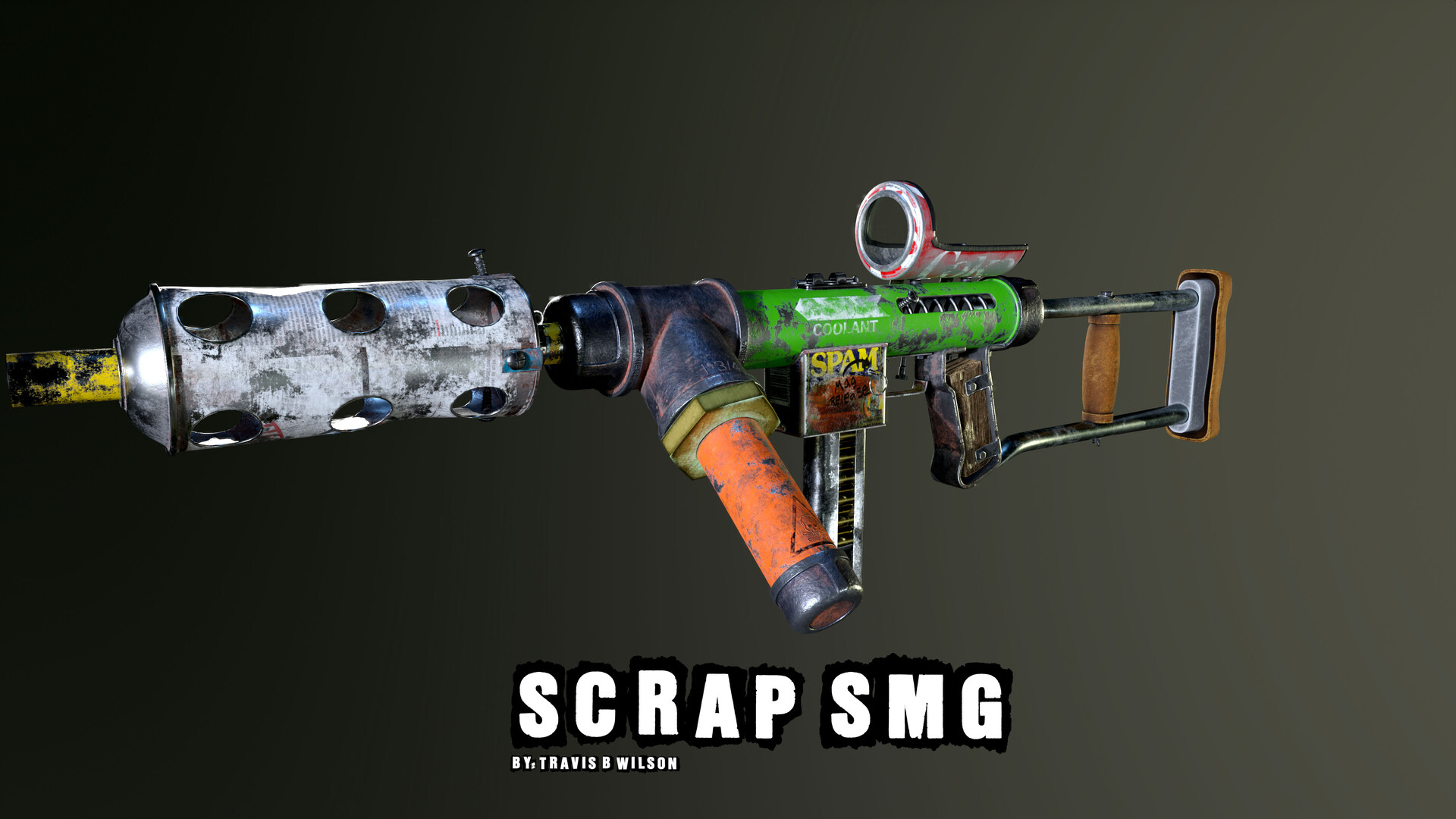 ArtStation - Scrap-Made SMG