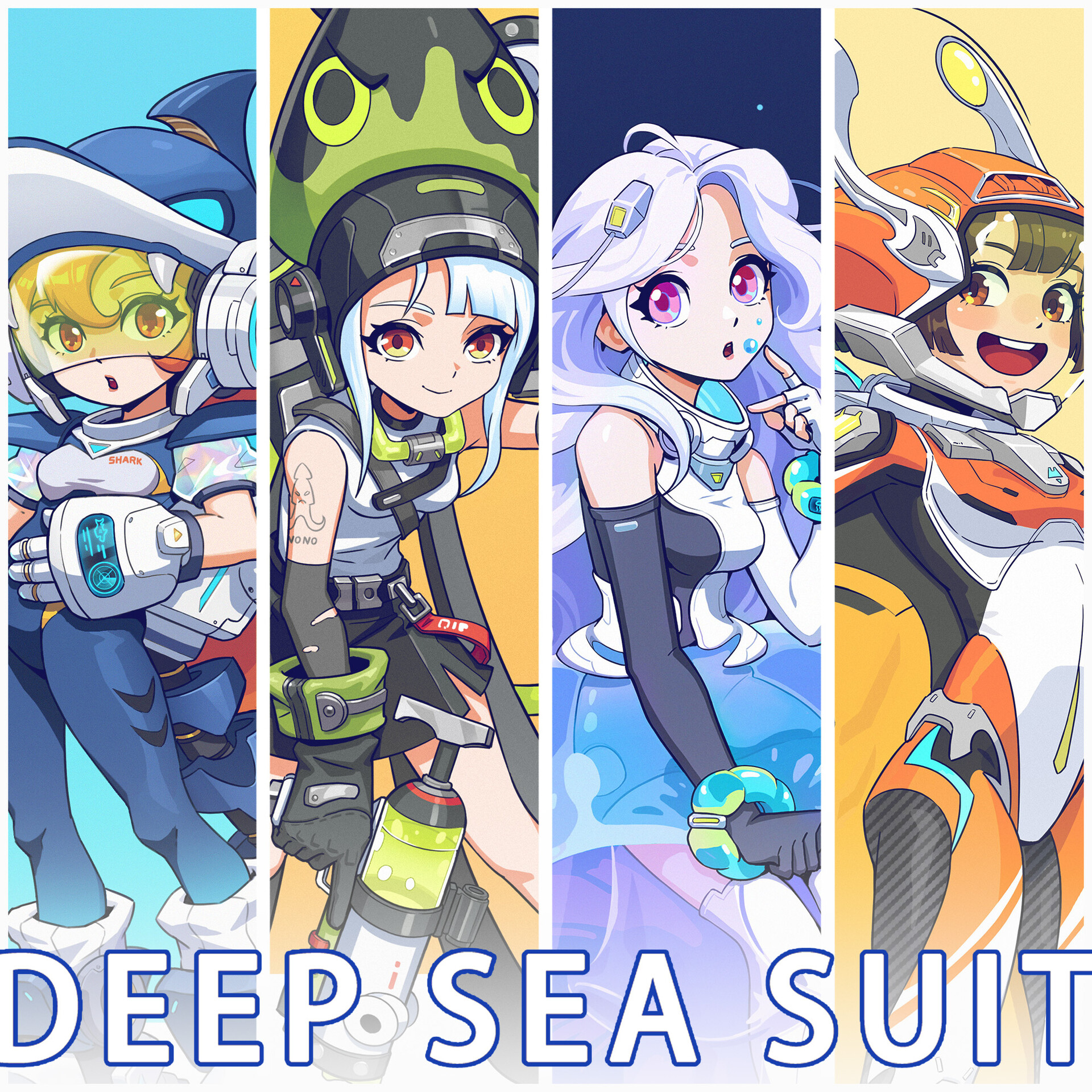 ArtStation - deep sea suit