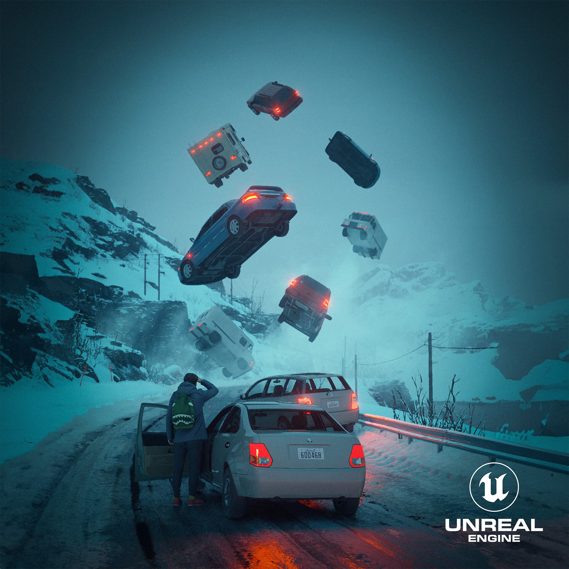 ArtStation - Cars floating in UE5
