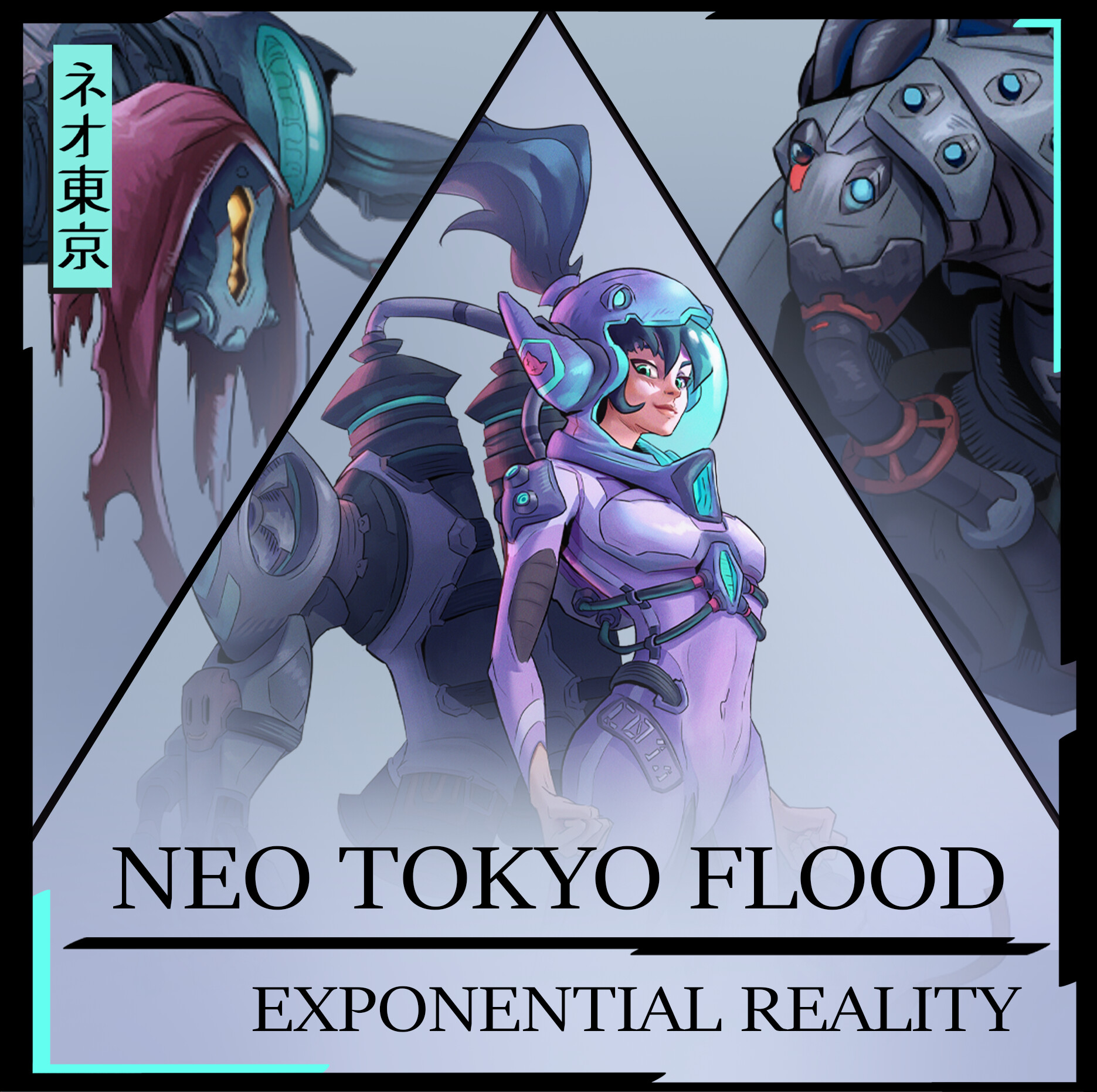 ArtStation - Neo Tokyo Flood: Exponential Reality