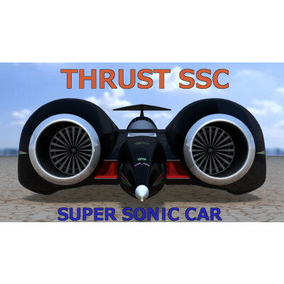 ArtStation - Thrust Super Sonic Car