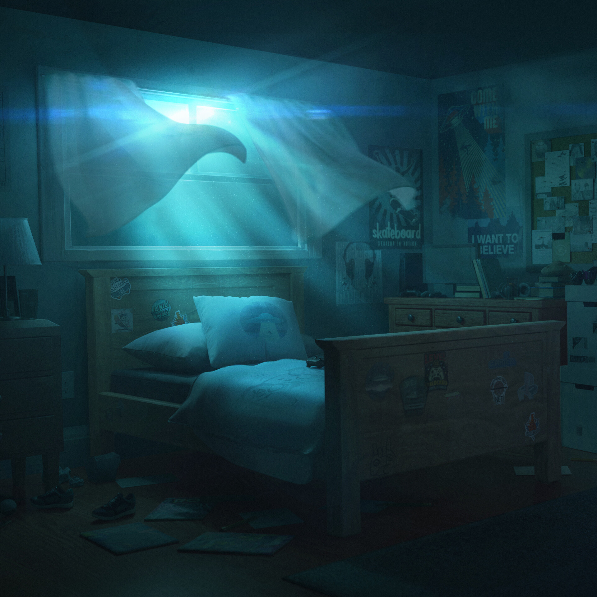ArtStation - Bedroom concept