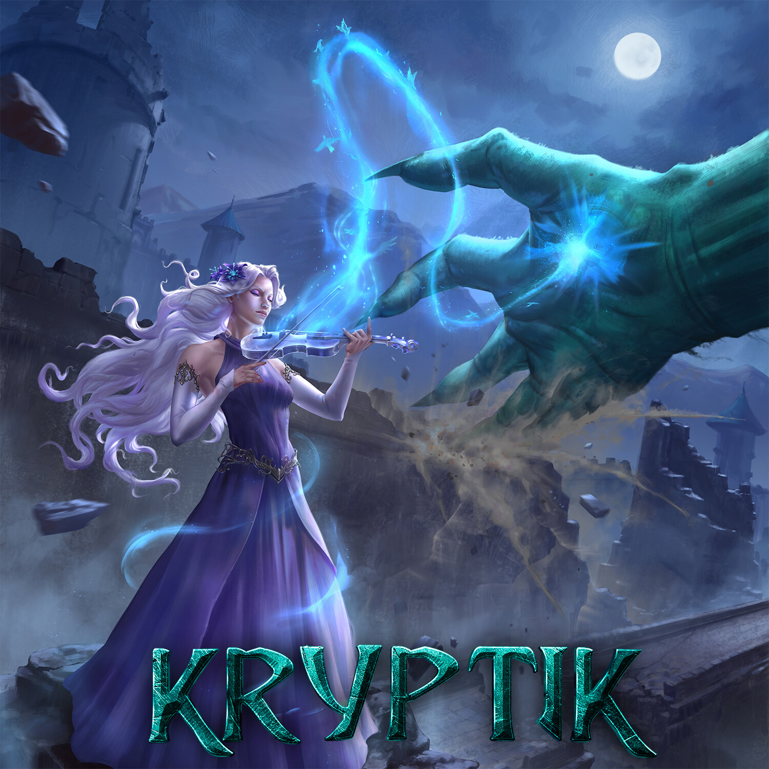 ArtStation - Kryptik TCG Card Illustration - Desperate Crescendo