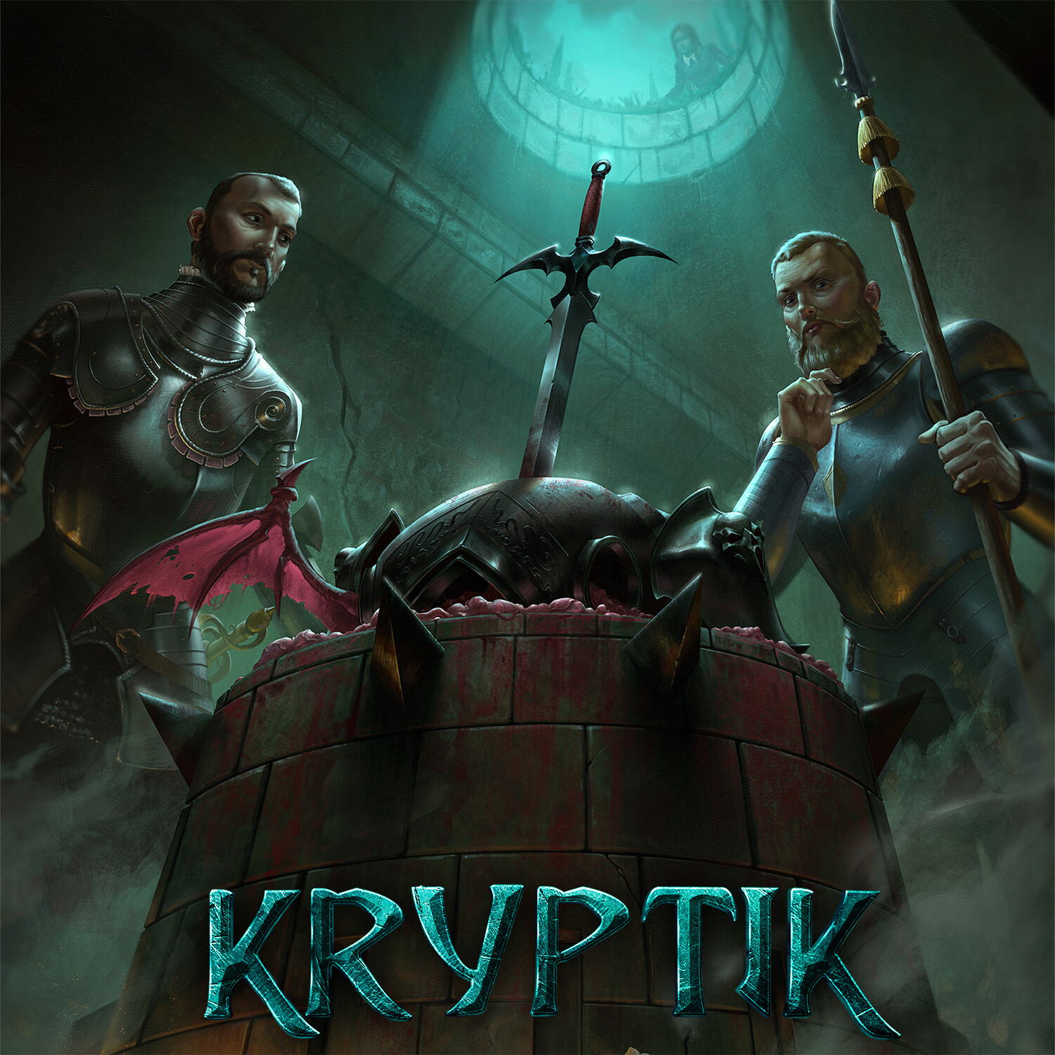 ArtStation - Kryptik TCG Card Illustration - Bloody Sacrifice