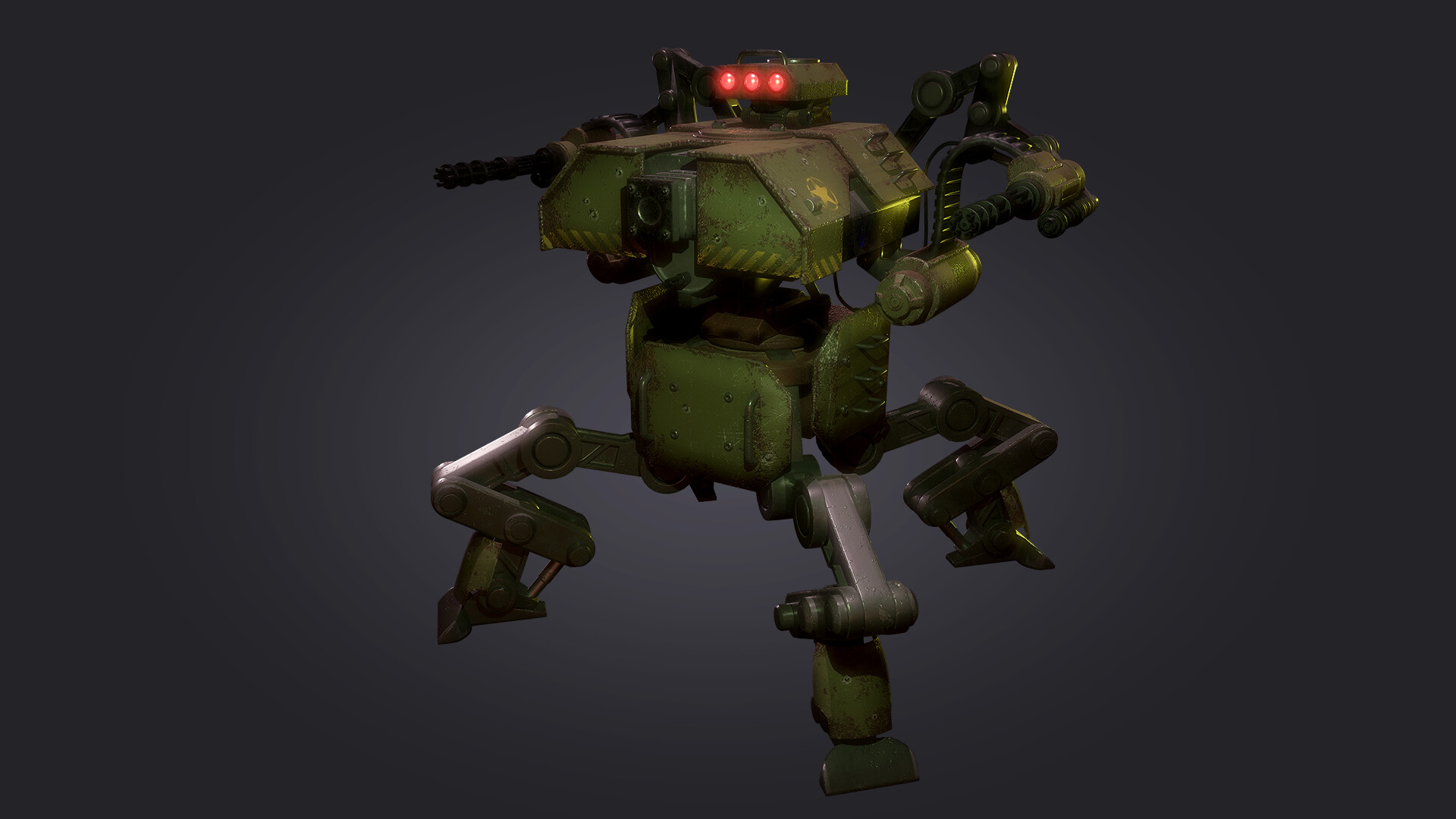 ArtStation - Walker robot PA-II