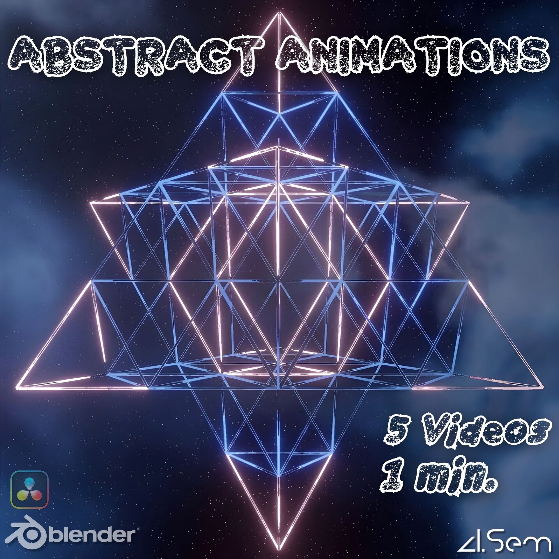ArtStation - Abstract Geometric Structure Animation
