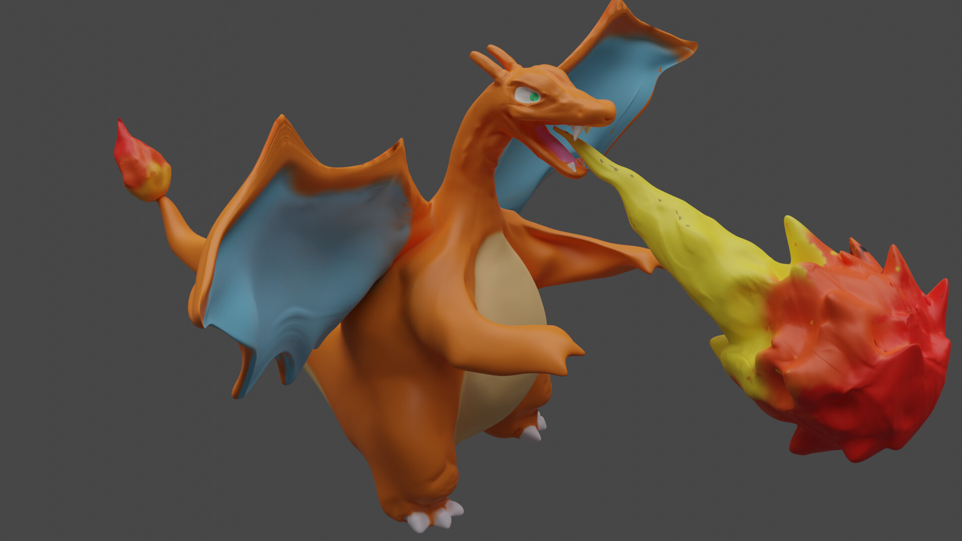 ArtStation - Charizard (PolyPaint)