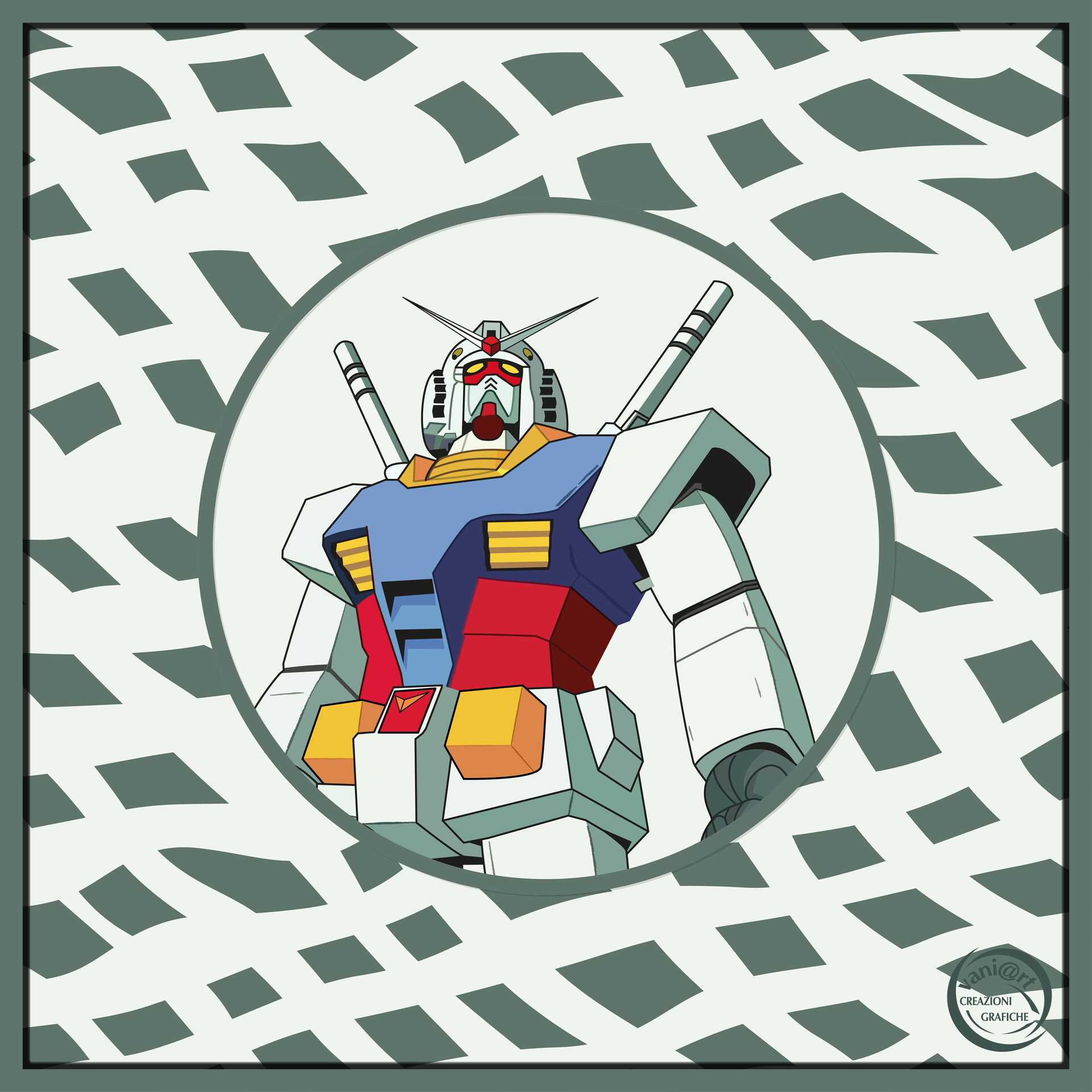 ArtStation - Mobile Suit Gundam (1979) | ArtWork