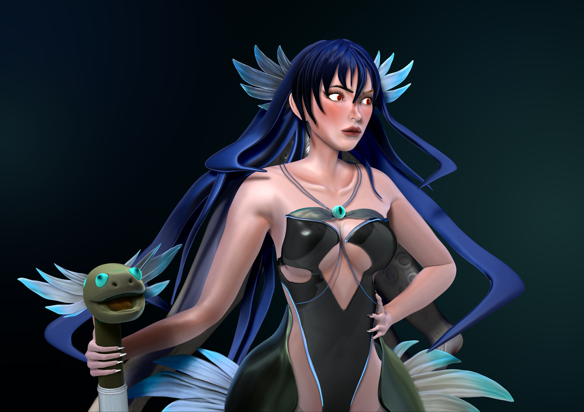 ArtStation - Blue-Ringed Octovia