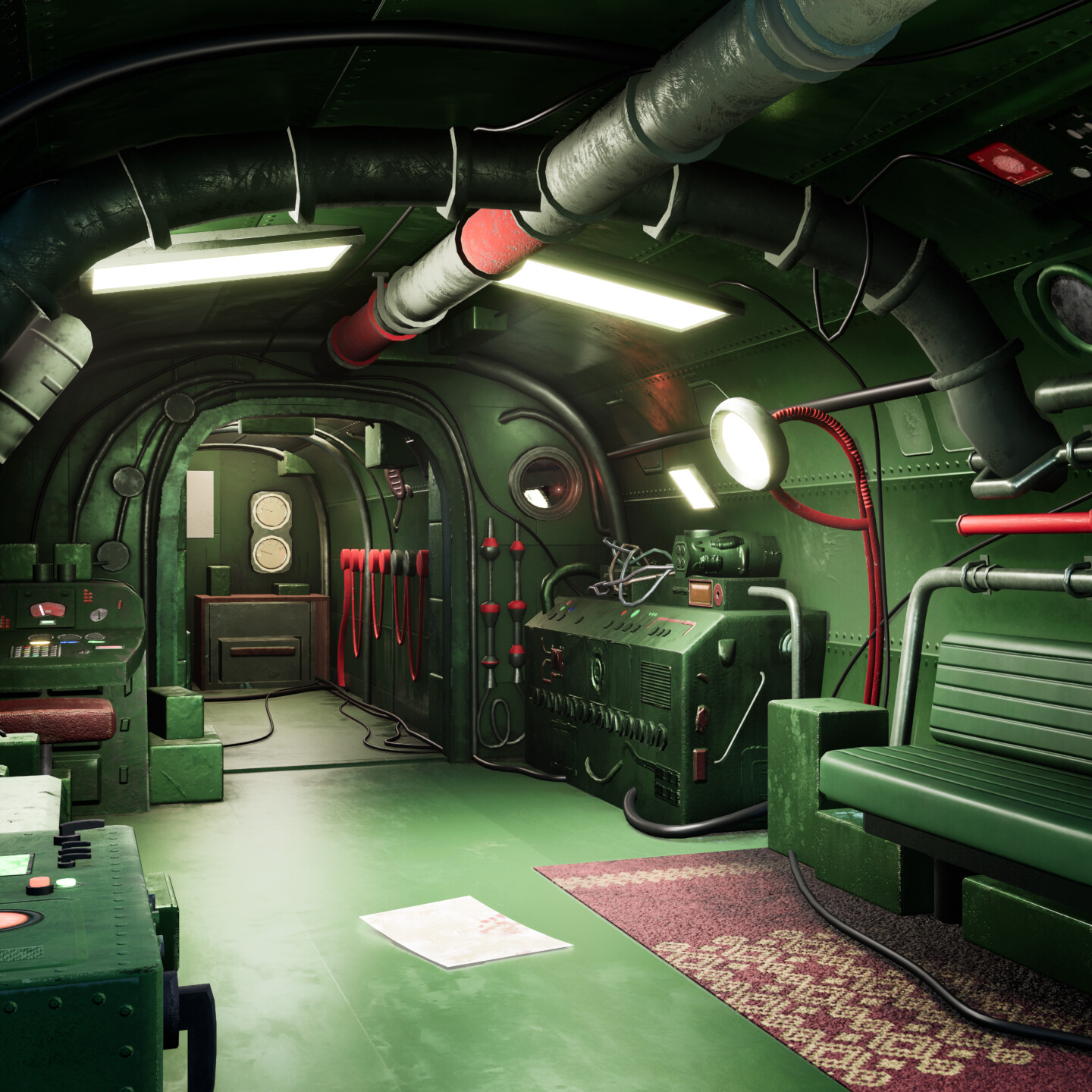 ArtStation - Ship interior