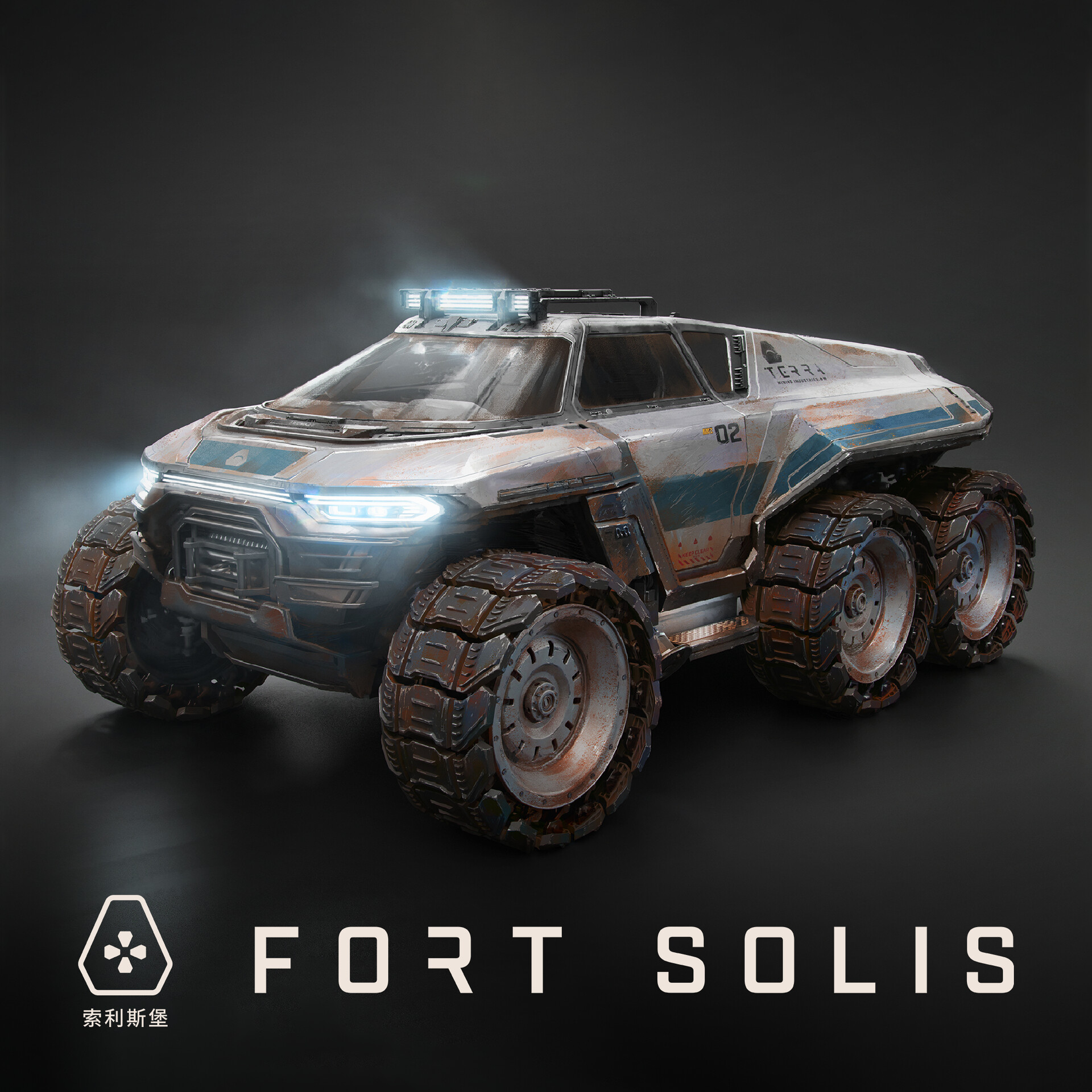 ArtStation - LTV - Light Transport Vehicle - Fort Solis