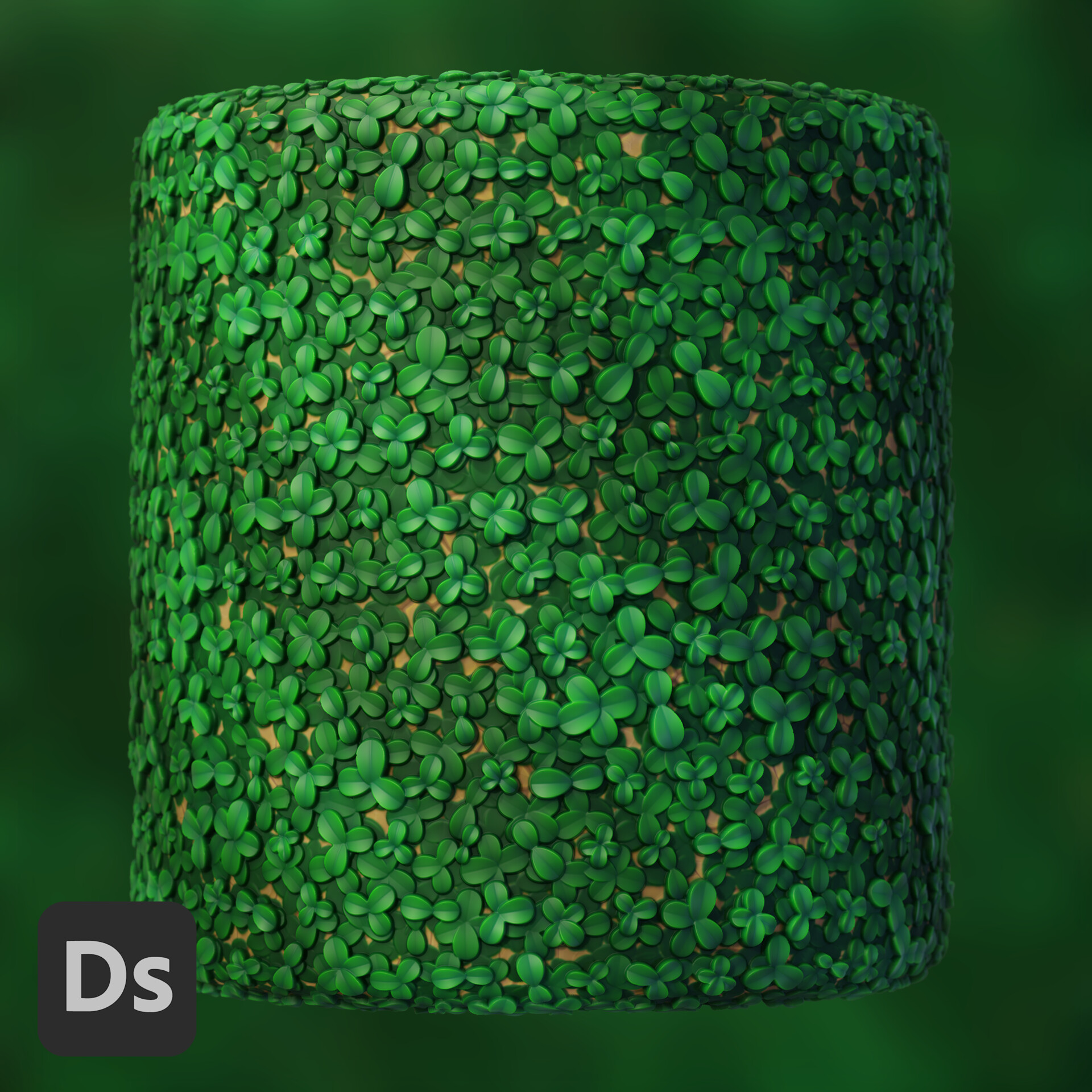 ArtStation - Stylized Clover - Substance Designer