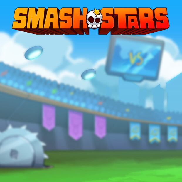 ArtStation - Smash Stars menu illustration
