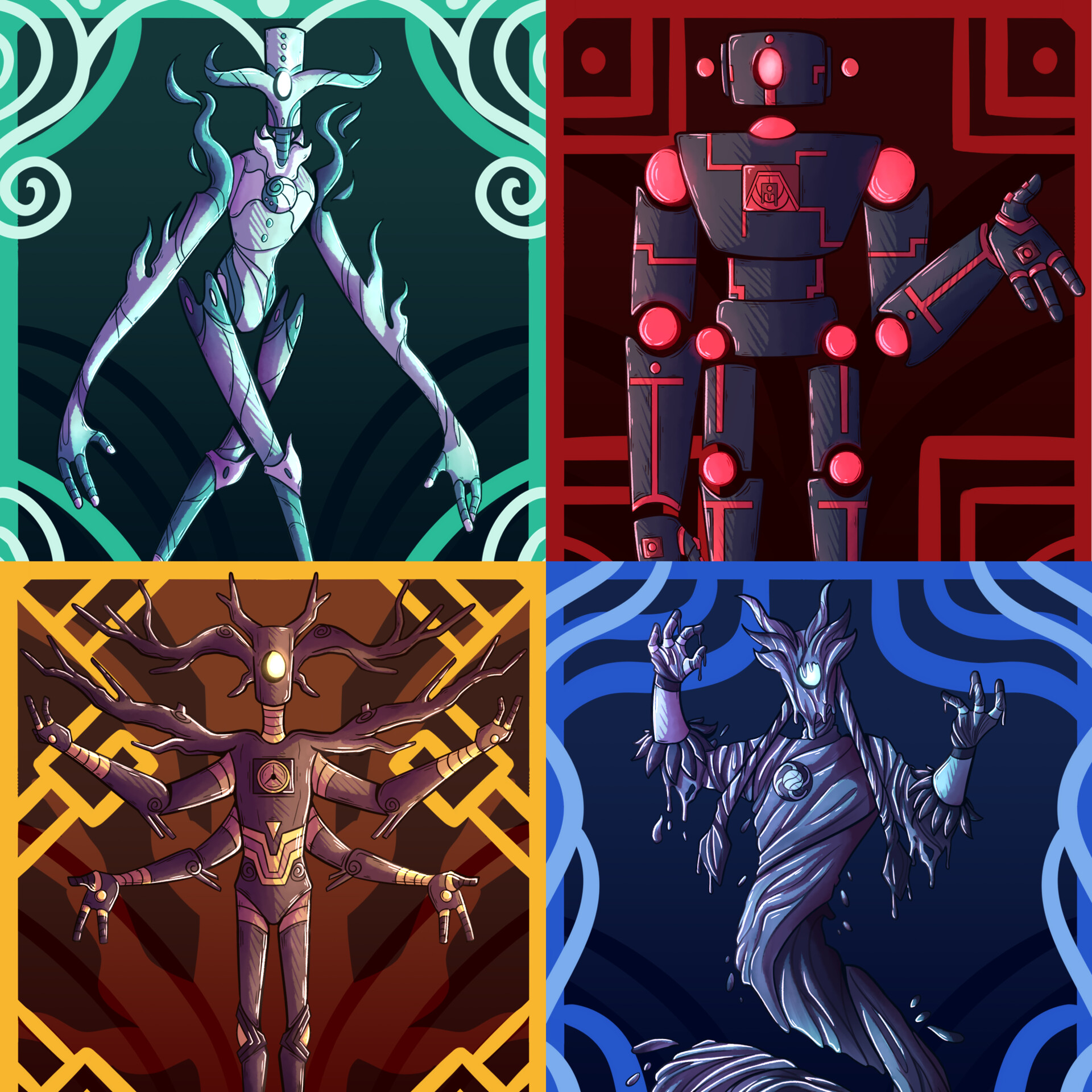 ArtStation - Four Beholders