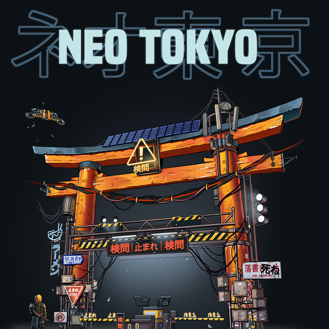 ArtStation - Neo Tokyo Prop Design - Artstation Challenge