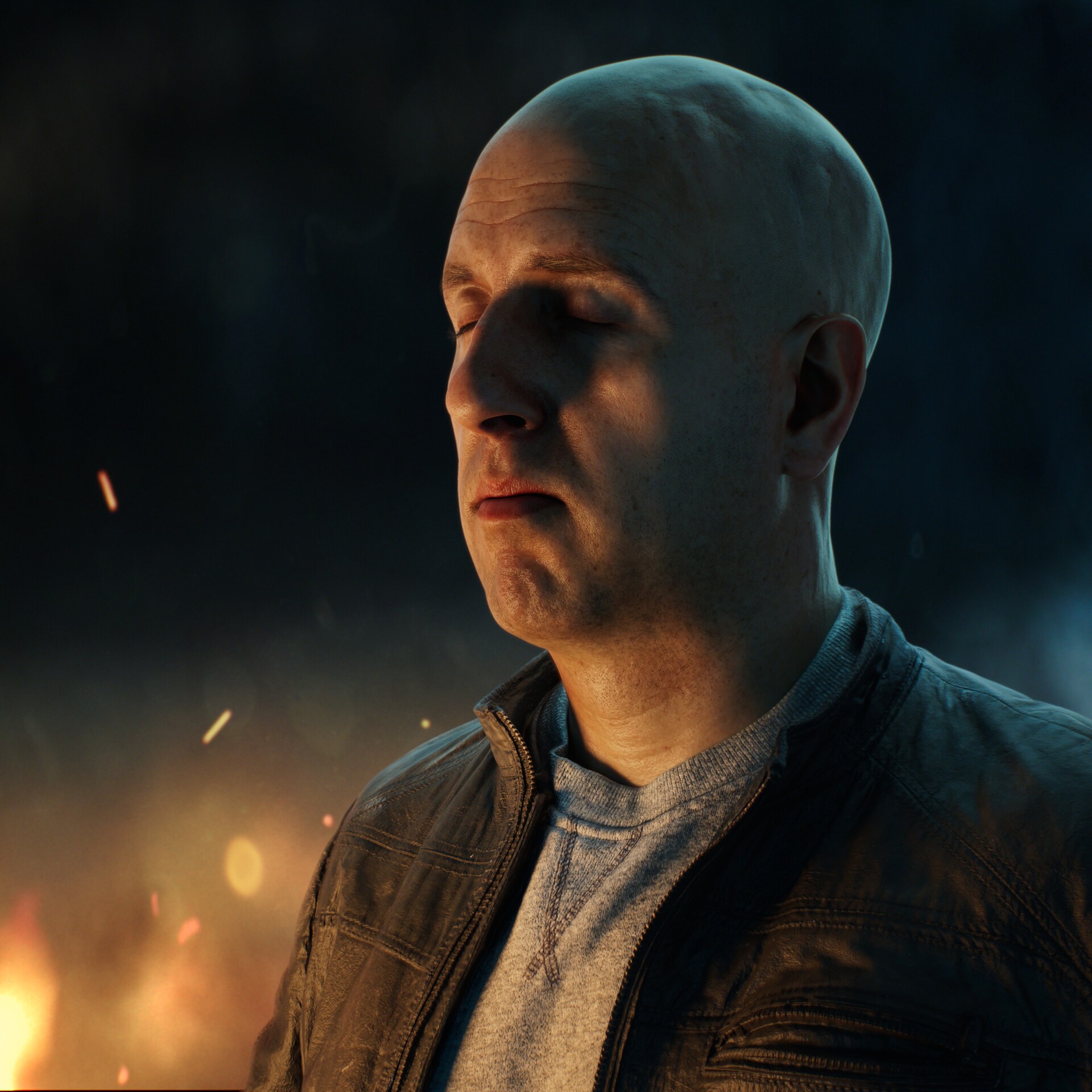 ArtStation - Man Lighting