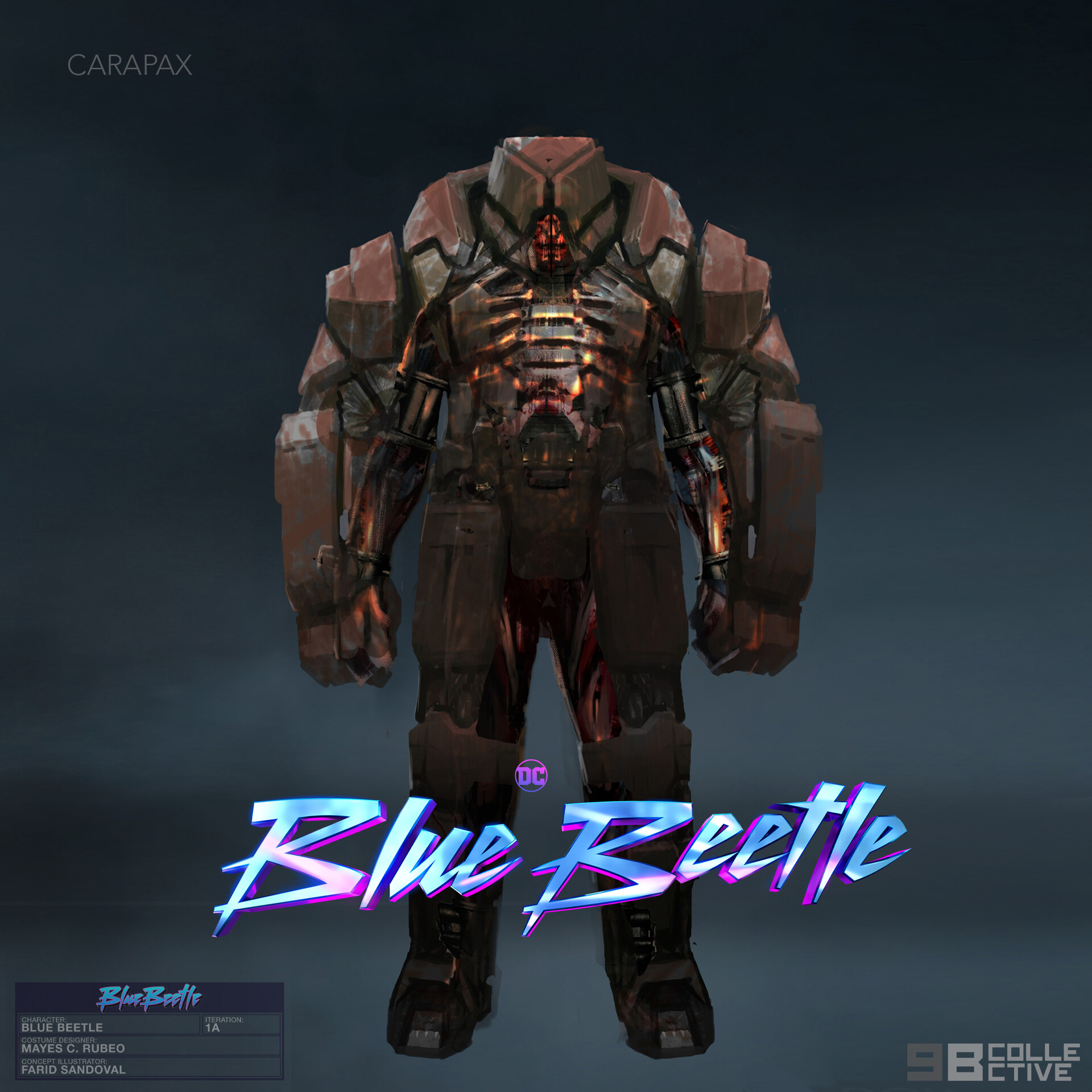 ArtStation - Carapax stage-II for Blue Beetle