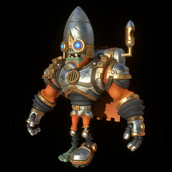 ArtStation - Legendary Super Brainz Upgrade - Brainium Basher 9001