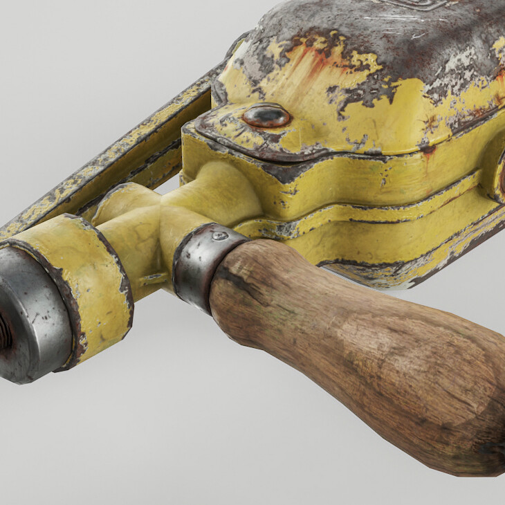ArtStation - Old Hand Drill