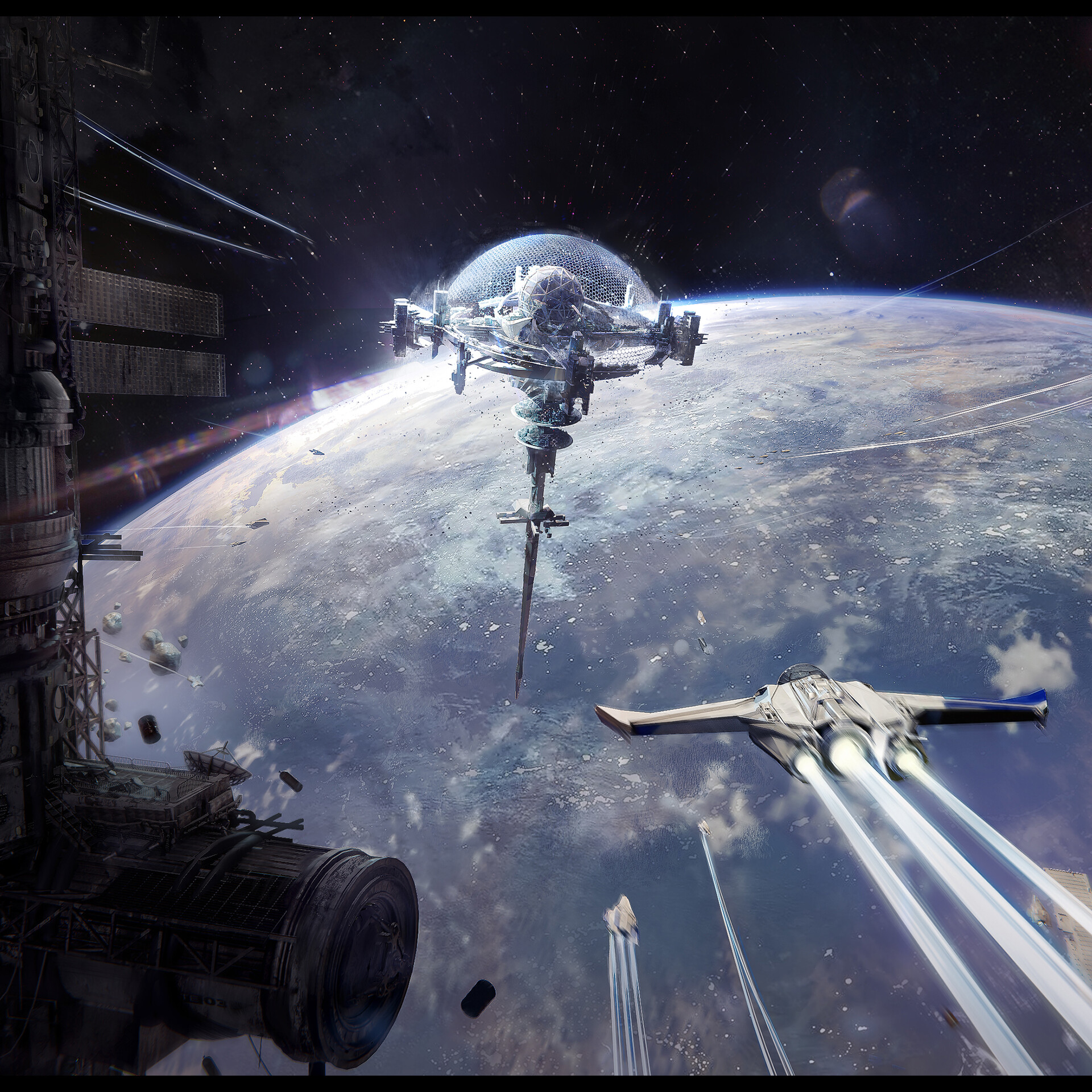 ArtStation - Space Stations