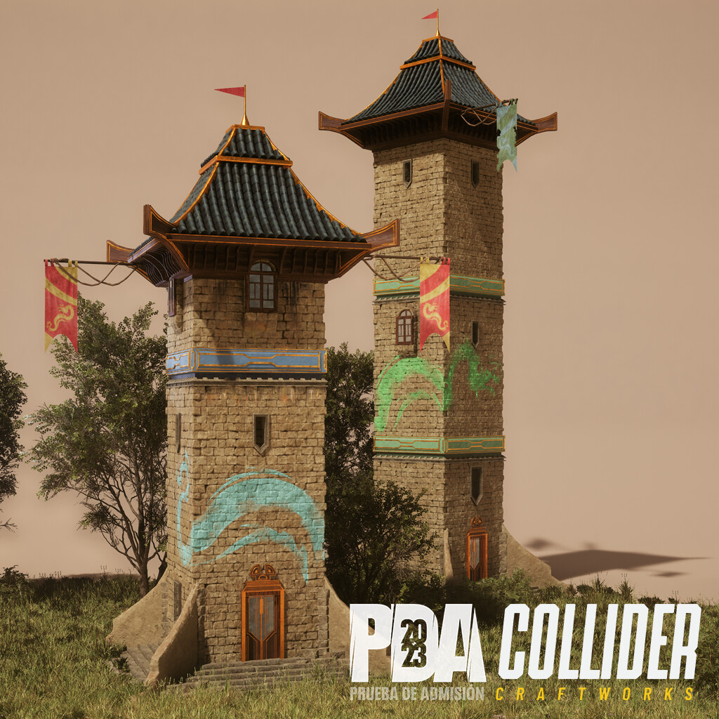 ArtStation - Modular Tower - PDA Collider Craftworks