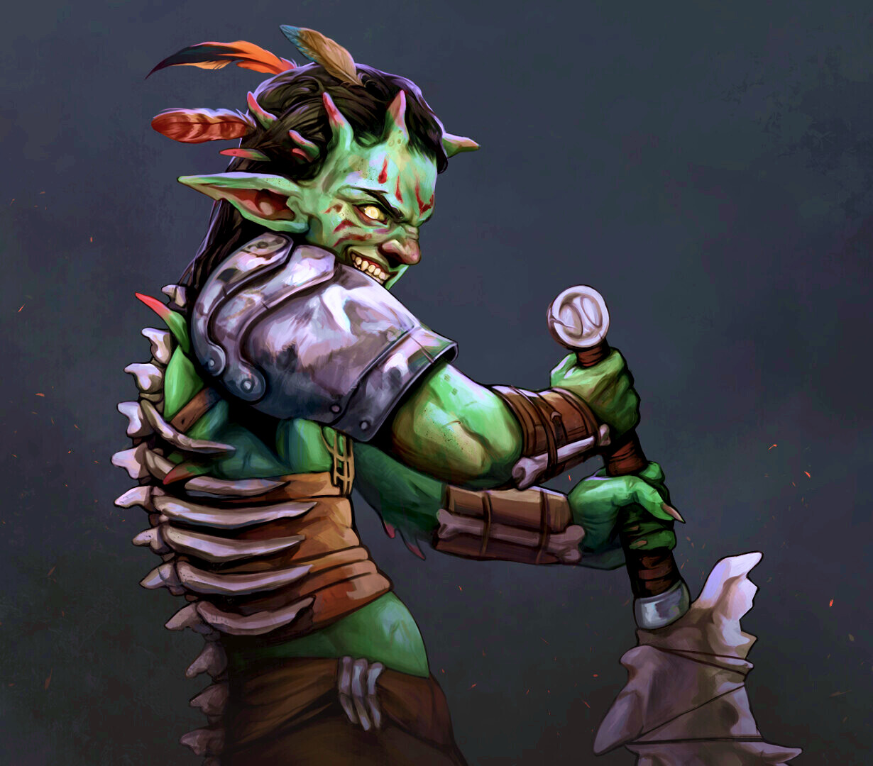 ArtStation - Goblin Warrior | character concept