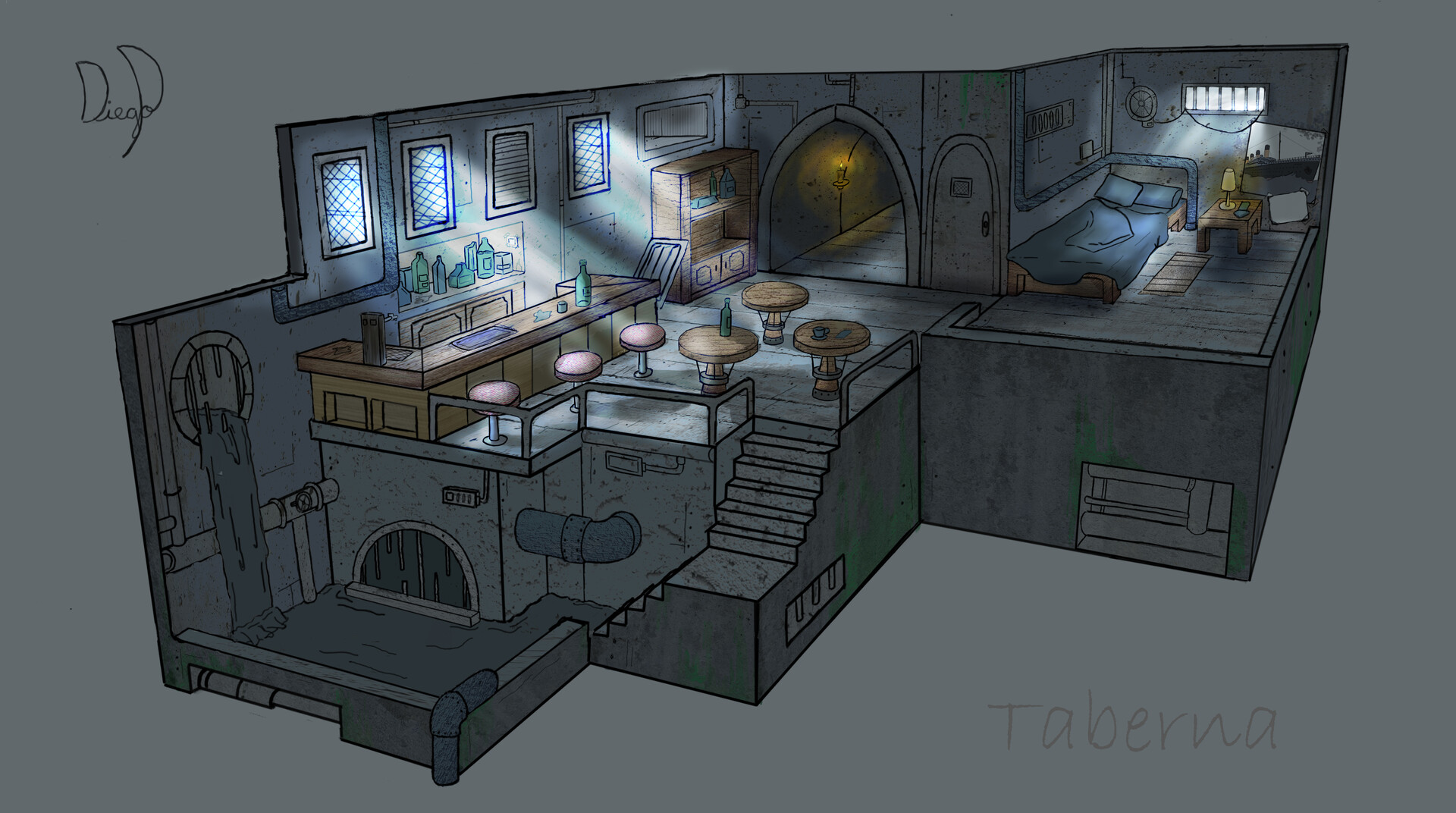 ArtStation - Taberna 2D