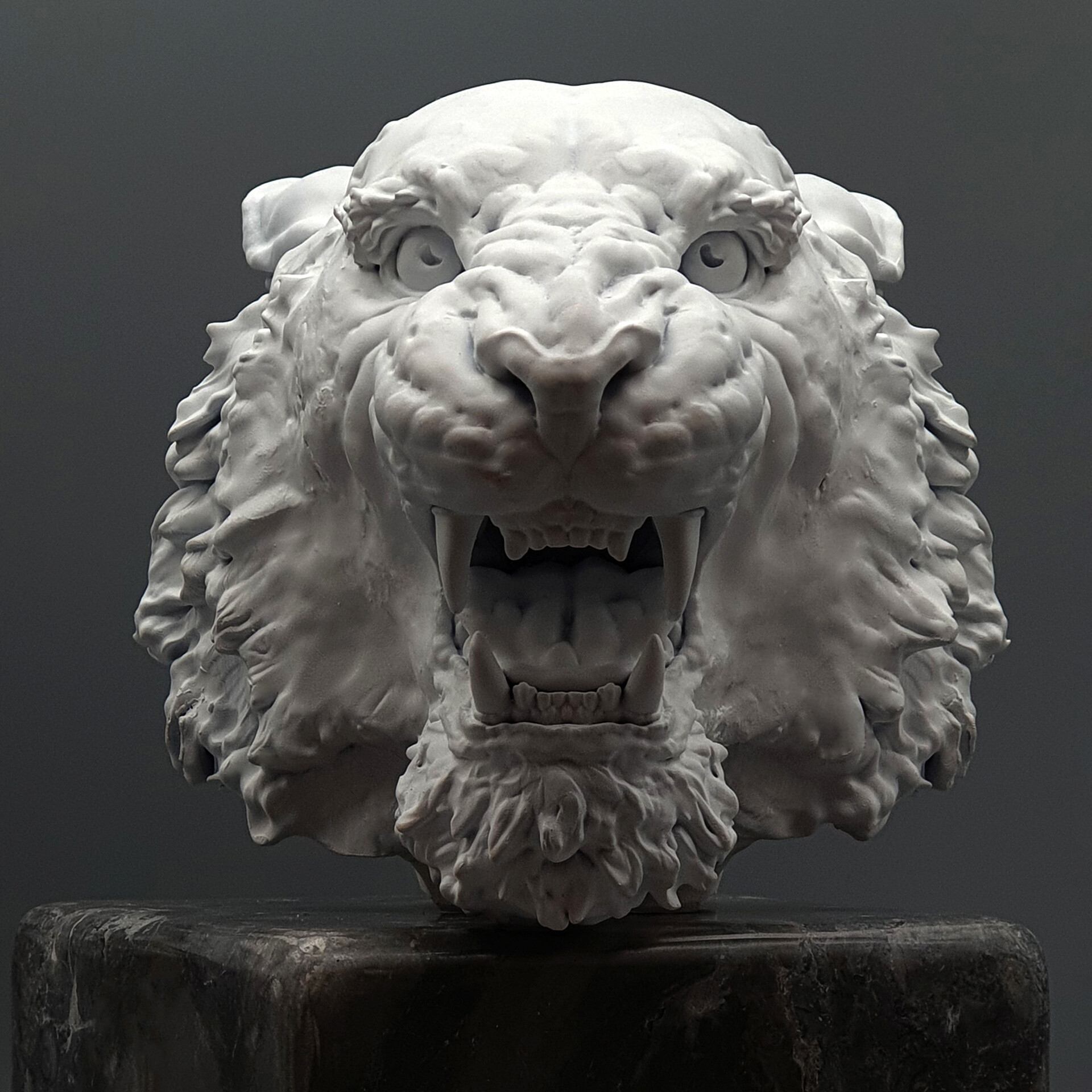 ArtStation - Tiger - Head | Studio Turntable