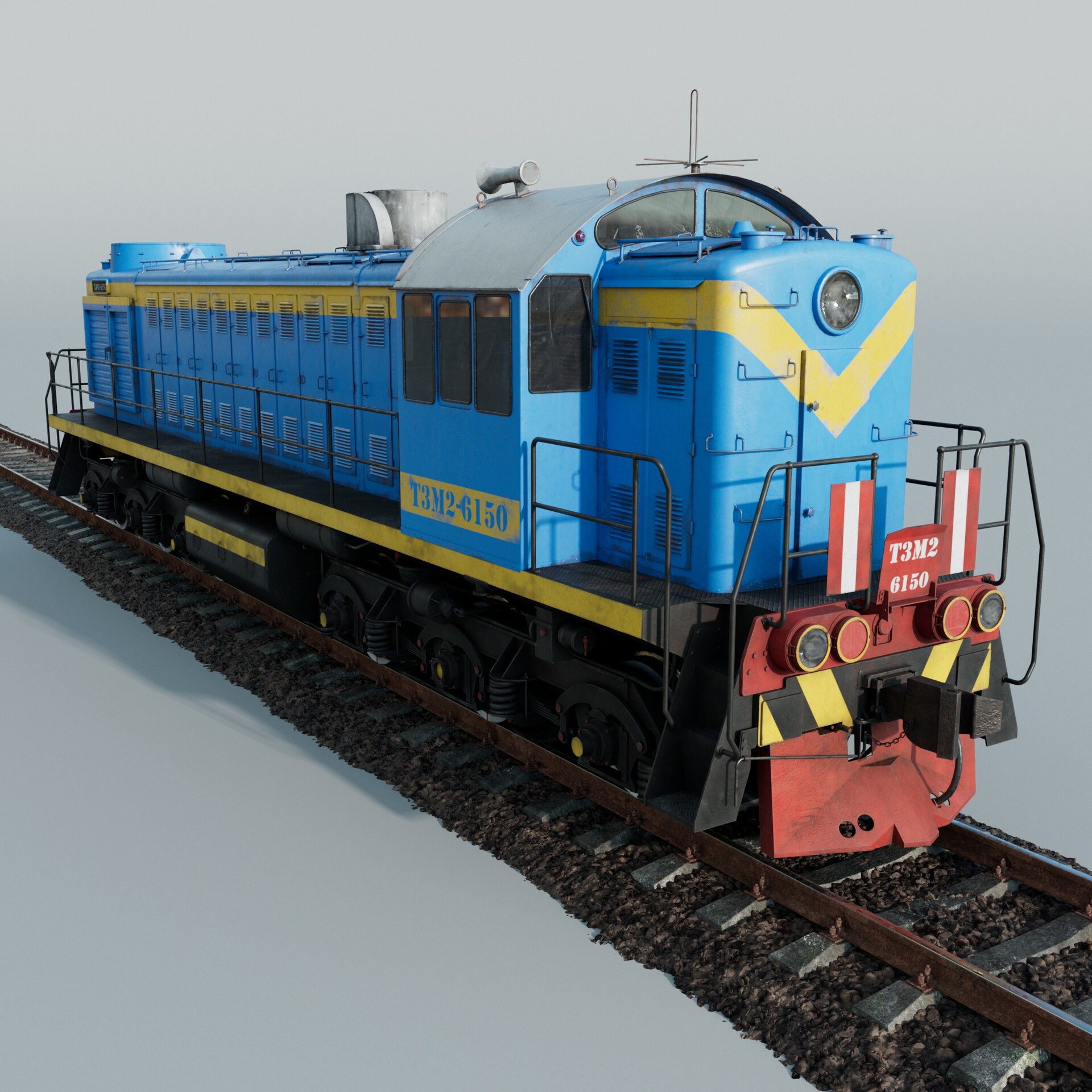 ArtStation - Locomotive TEM2