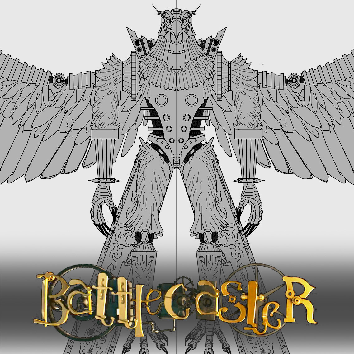 ArtStation - BattleCaster - Orthographic Drawings - Enemy Creatures