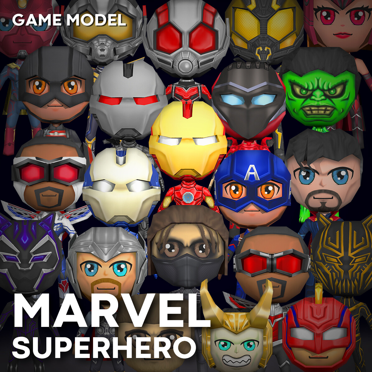 ArtStation - Marvel Characters