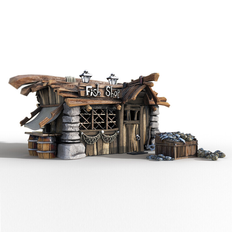 ArtStation - Fish Shop