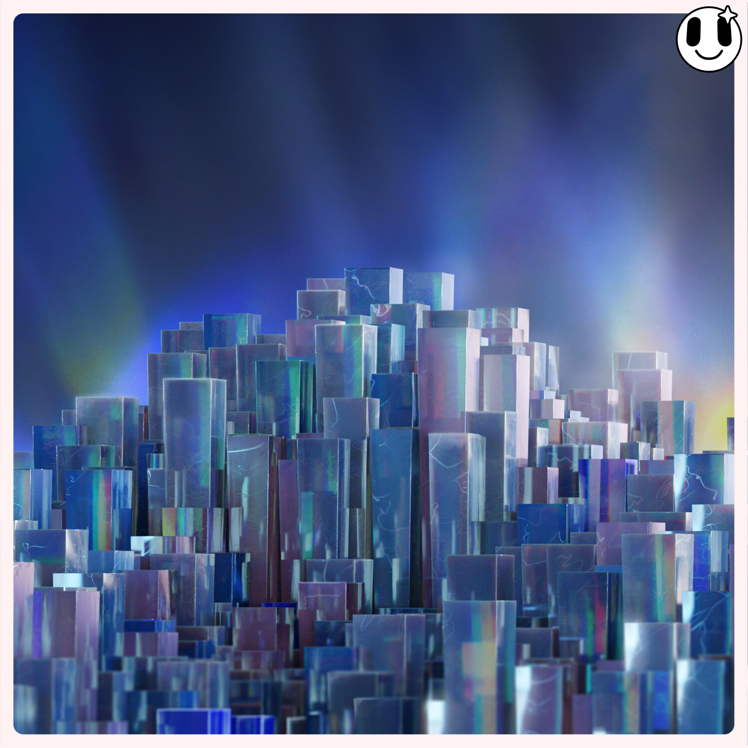 ArtStation - Fictitious crystal macro render