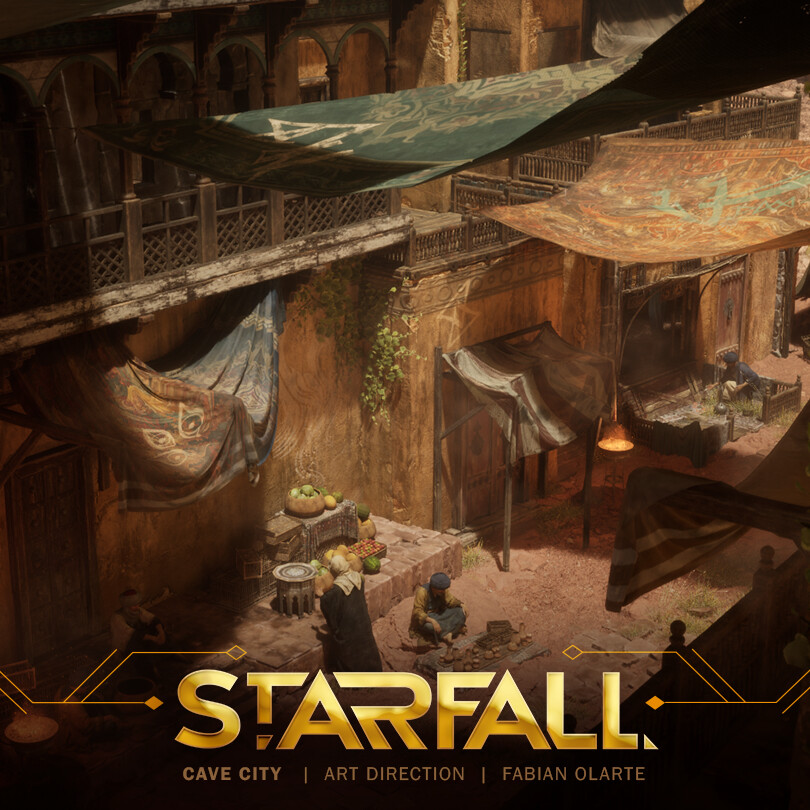 ArtStation - Cave city | Starfall