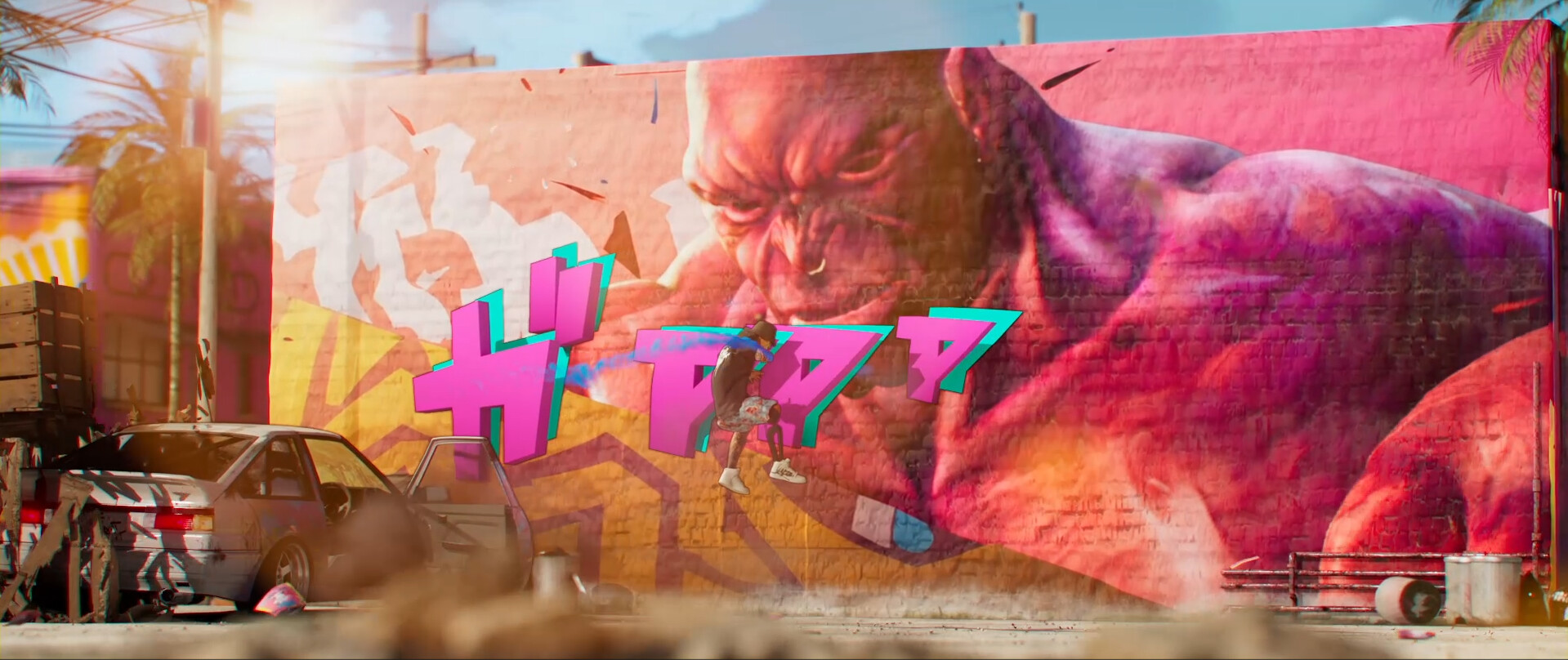 ArtStation - Mural Fight