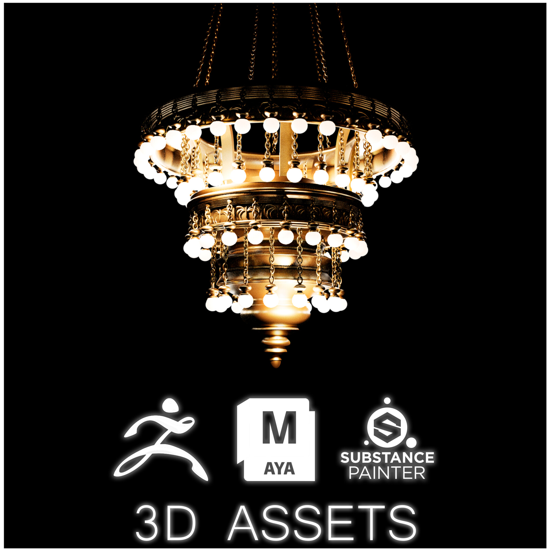 ArtStation - Autodesk Maya/ZBrush 3D Asset Collection