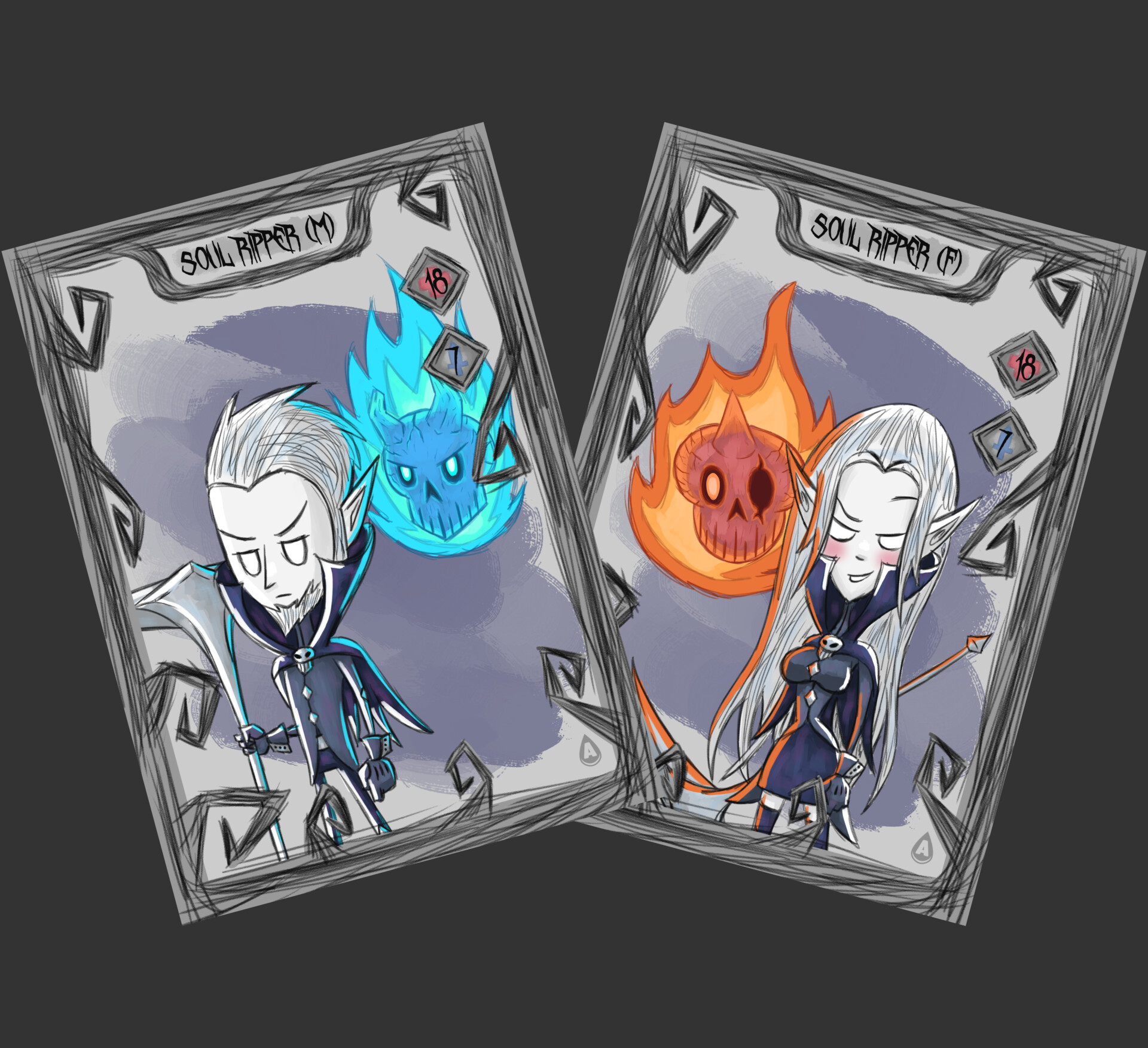 ArtStation - DarkToonTasy Card (Soul Ripper)