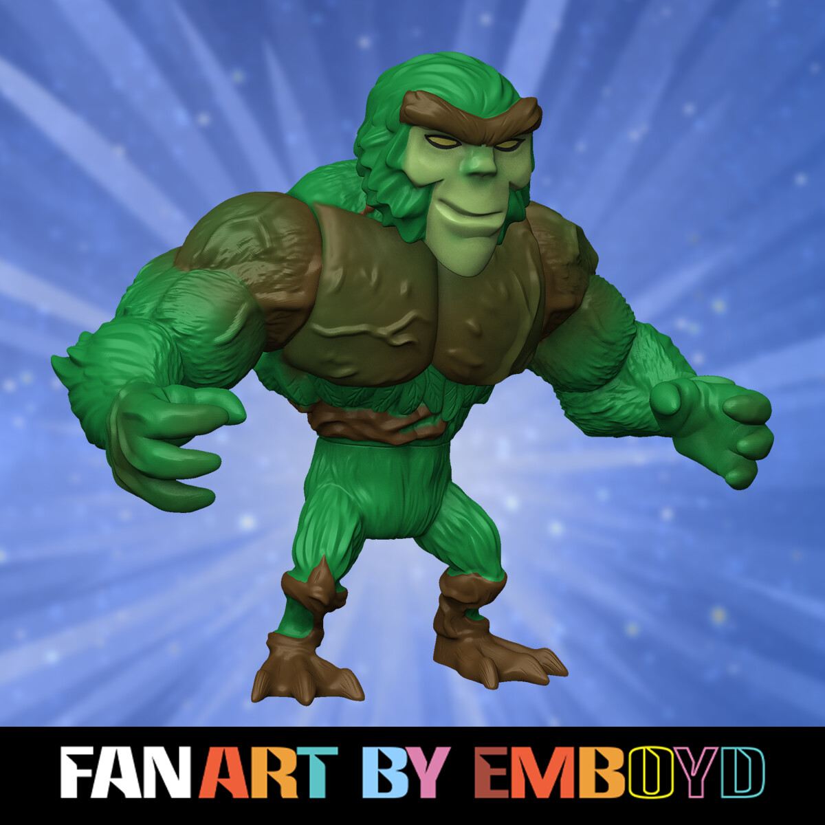 ArtStation - Mossman Netflix CGI Eternia Minis Style