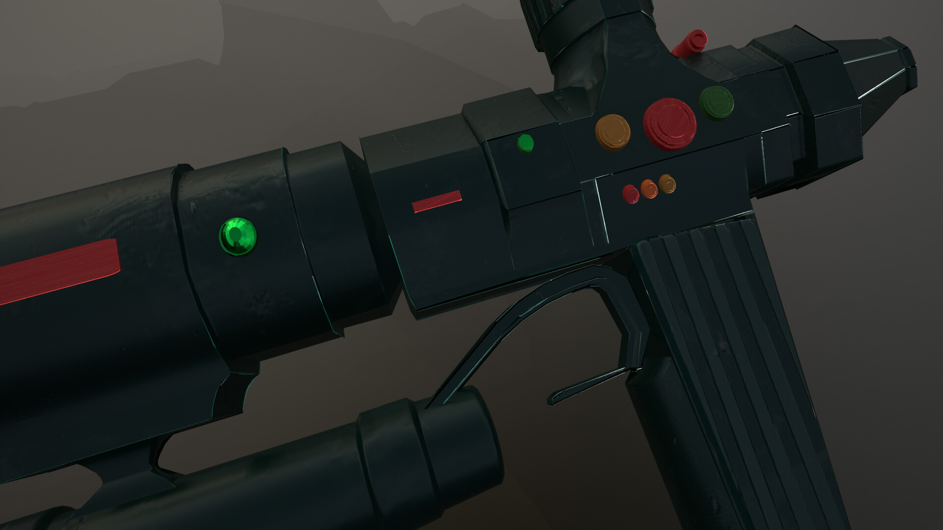 ArtStation - 90's Army Raygun