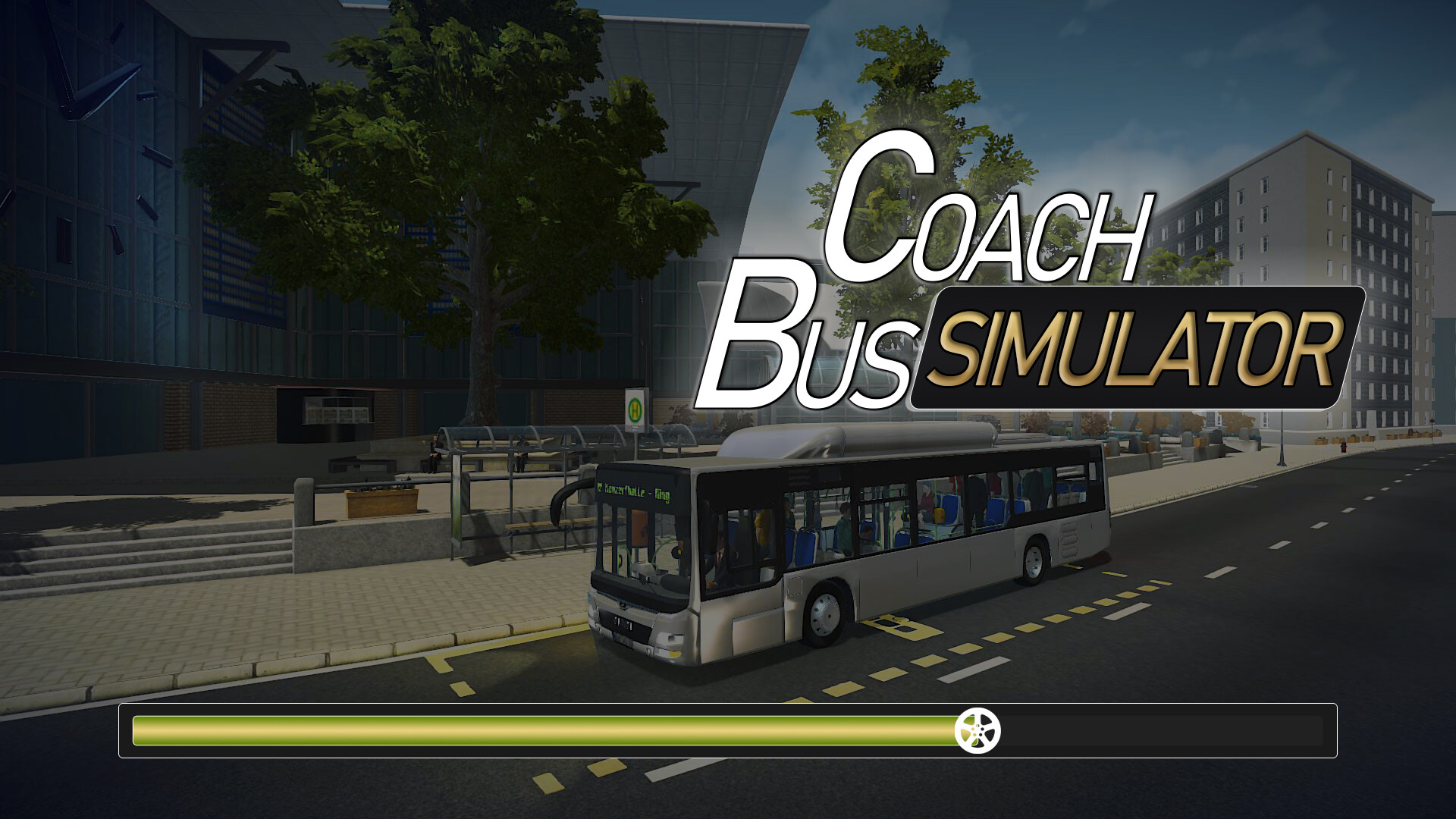 ArtStation - Coach bus simulator ui