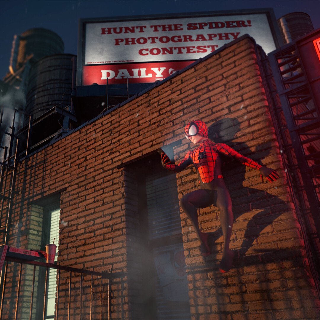 ArtStation - Take a break, Spider-Man!