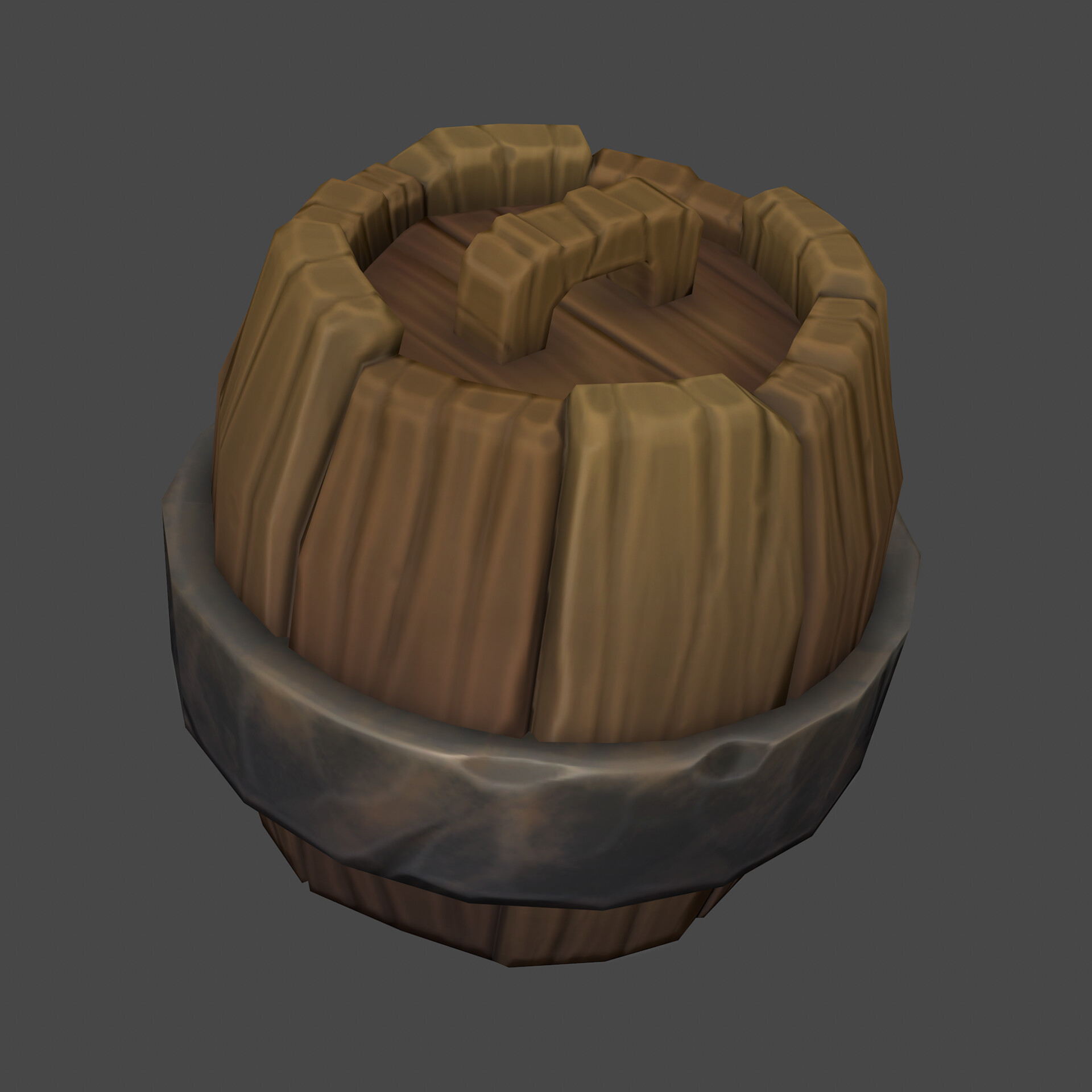 ArtStation - HandPainted Barrel - Art Test